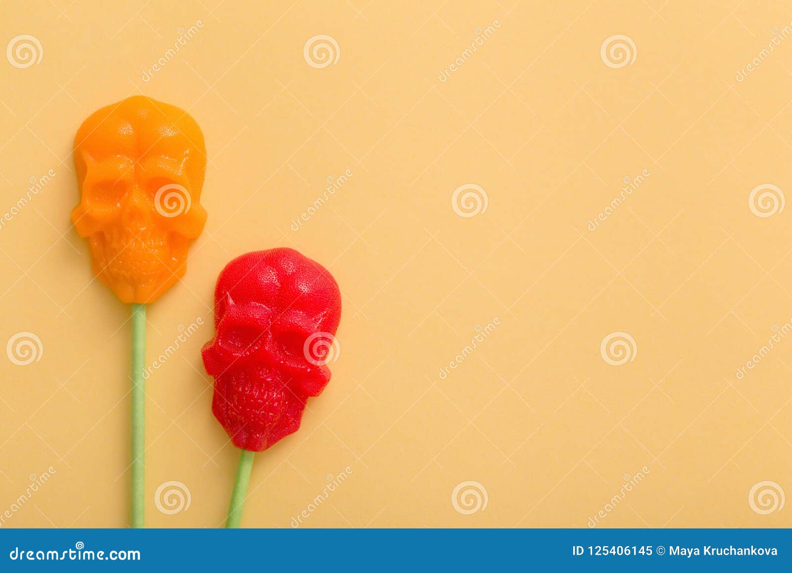 Candy in shape of skull stock image. Image of skull - 125406145