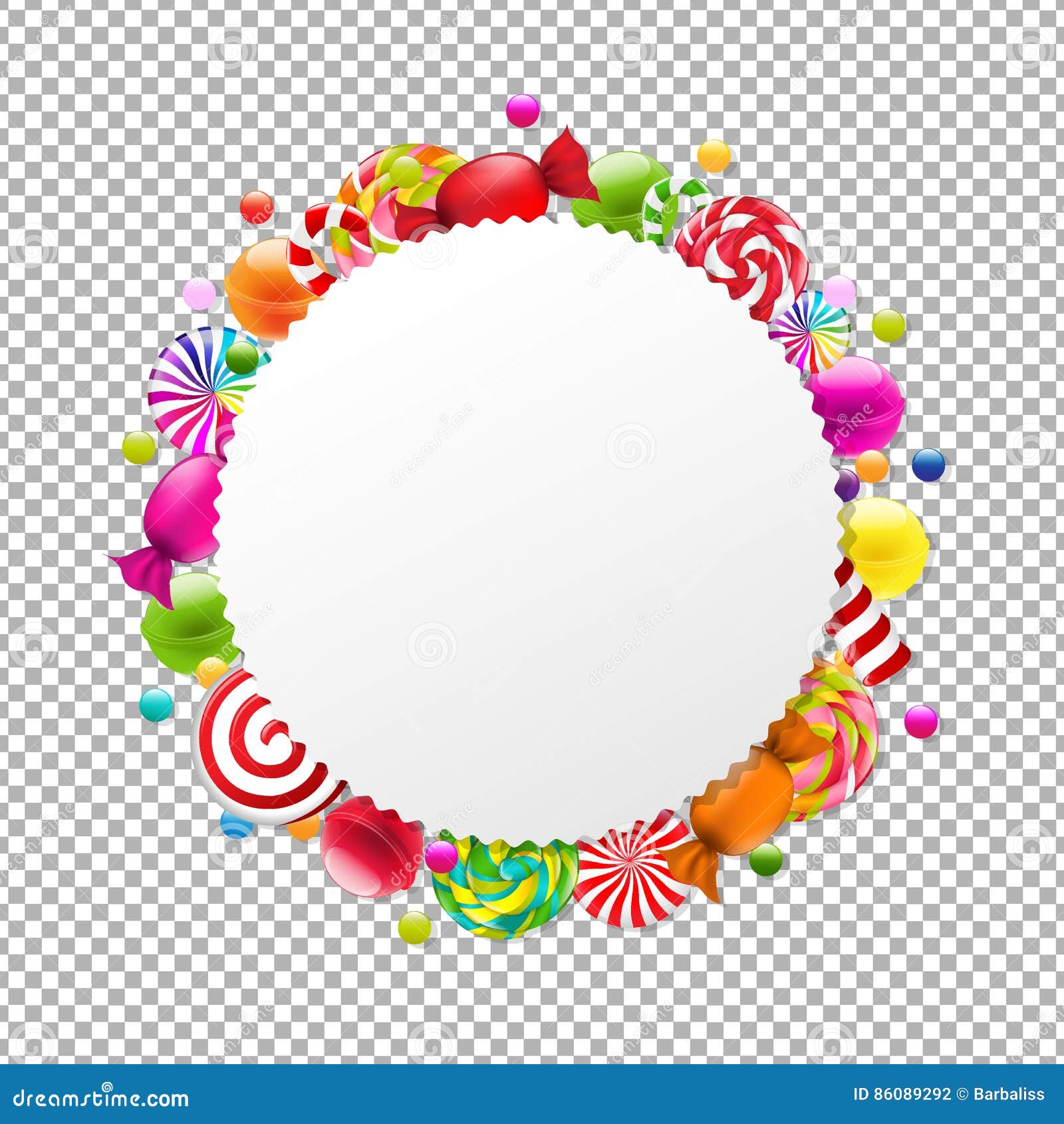 Candy Shop Banner With Sweets Vector Illustration | CartoonDealer.com ...