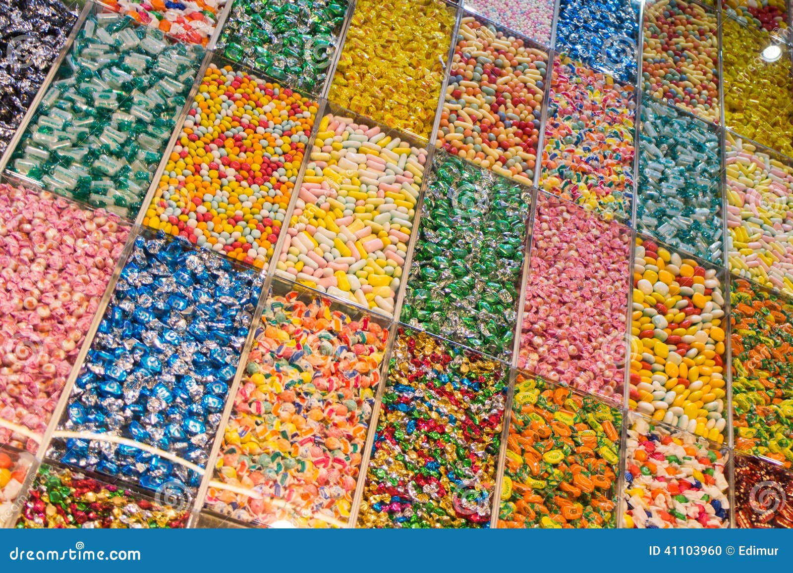 Candy showcase stock photo. Image of delicious, child - 41103960
