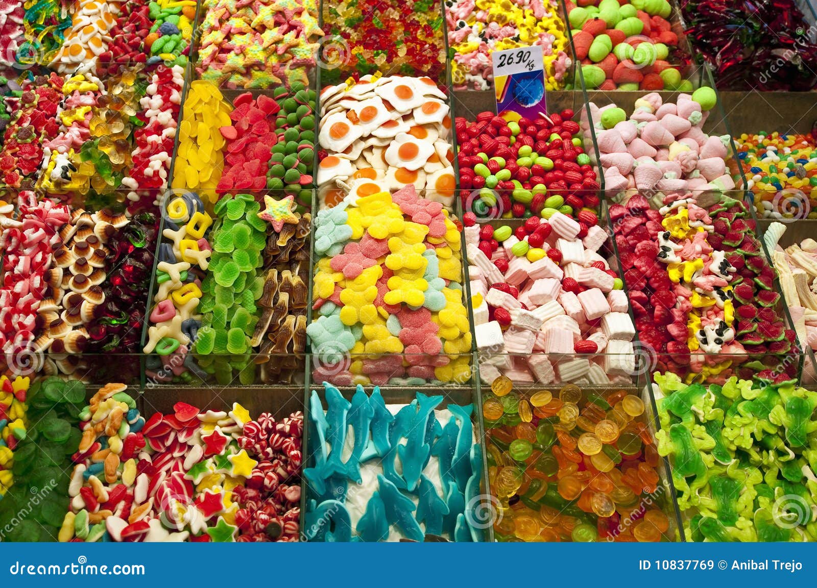 Candy stand stock image. Image of food, barcelona, conceptual - 10837769