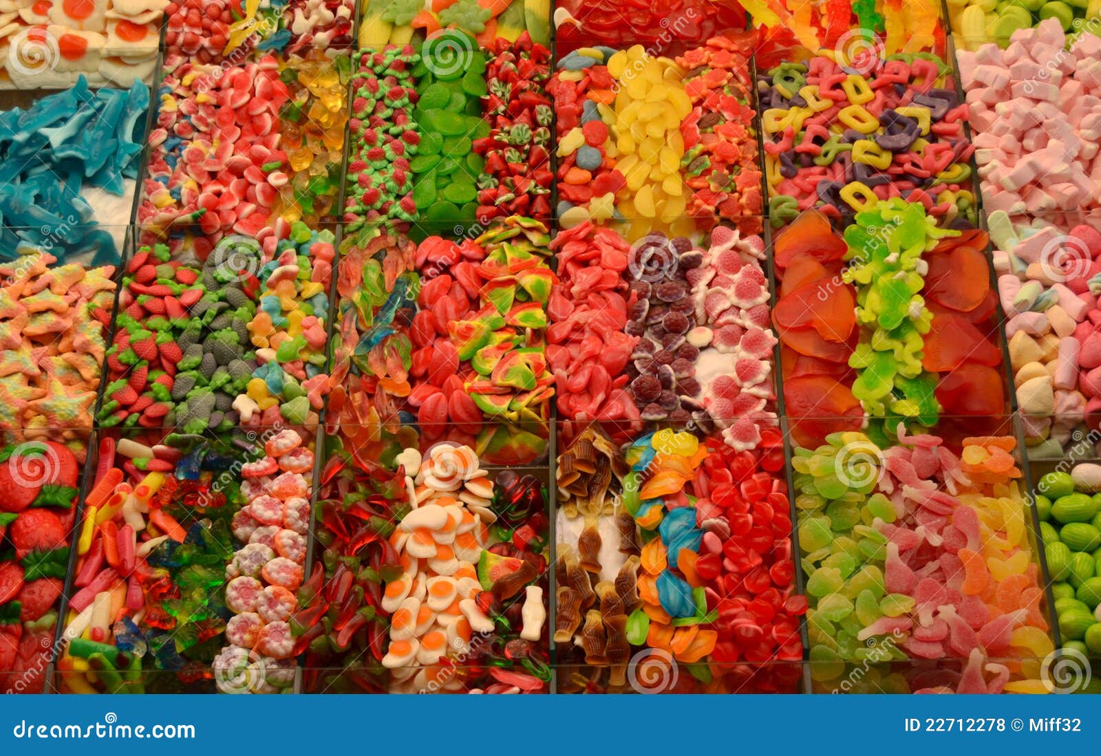 Candy stand stock photo. Image of candies, colors, spain - 22712278