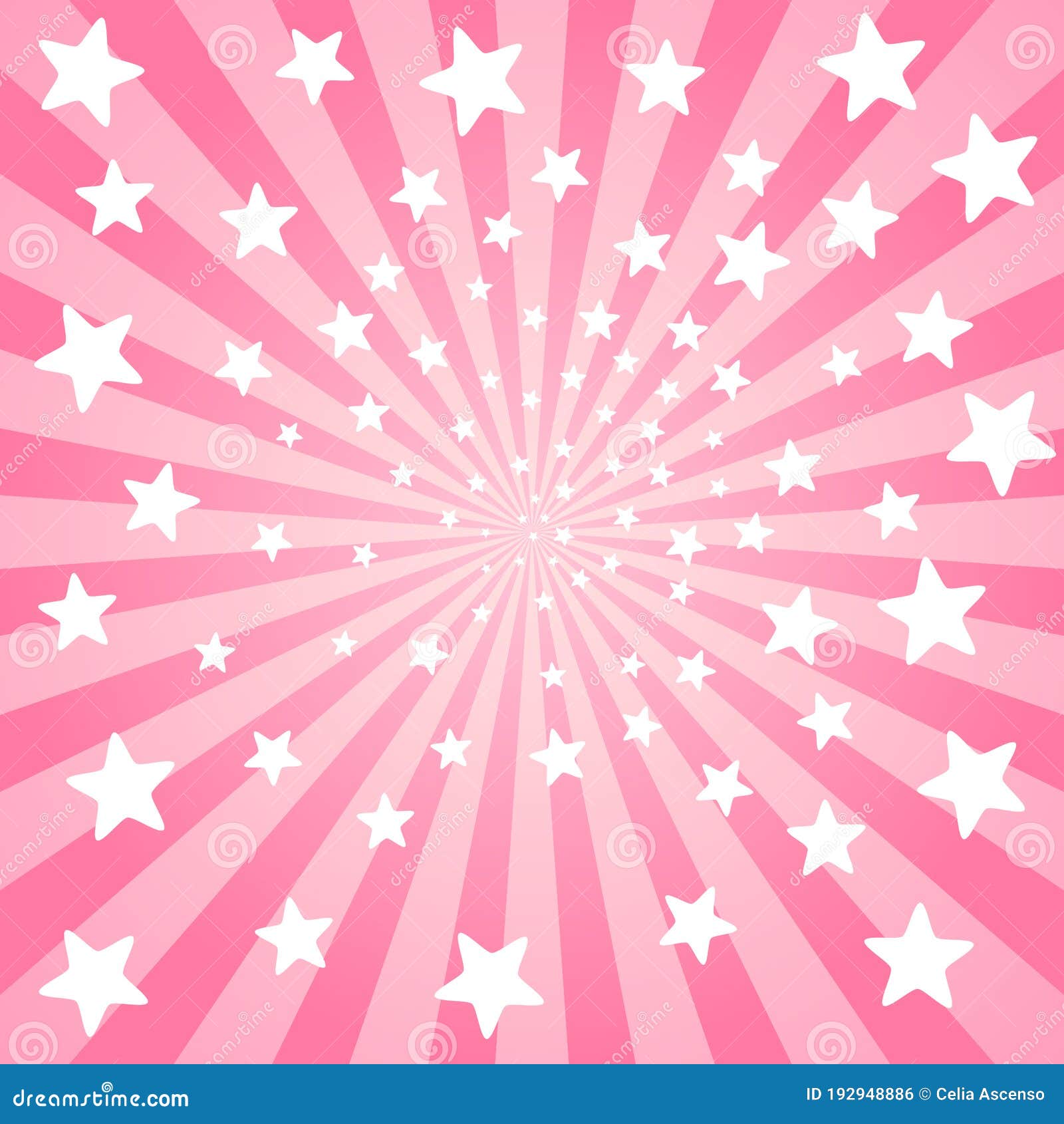 Candy Stars Explosion Background Stock Illustration - Illustration of ...