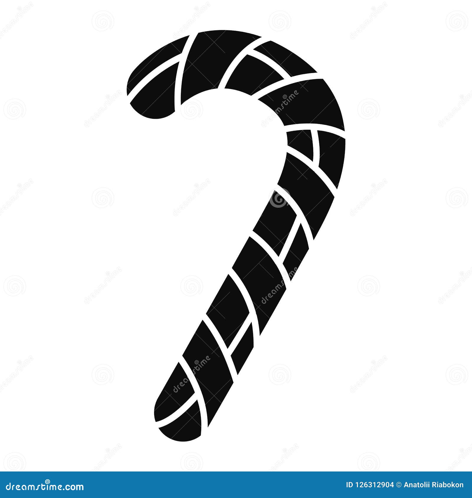 Candy Stick Icon, Simple Style Stock Vector - Illustration of gift ...