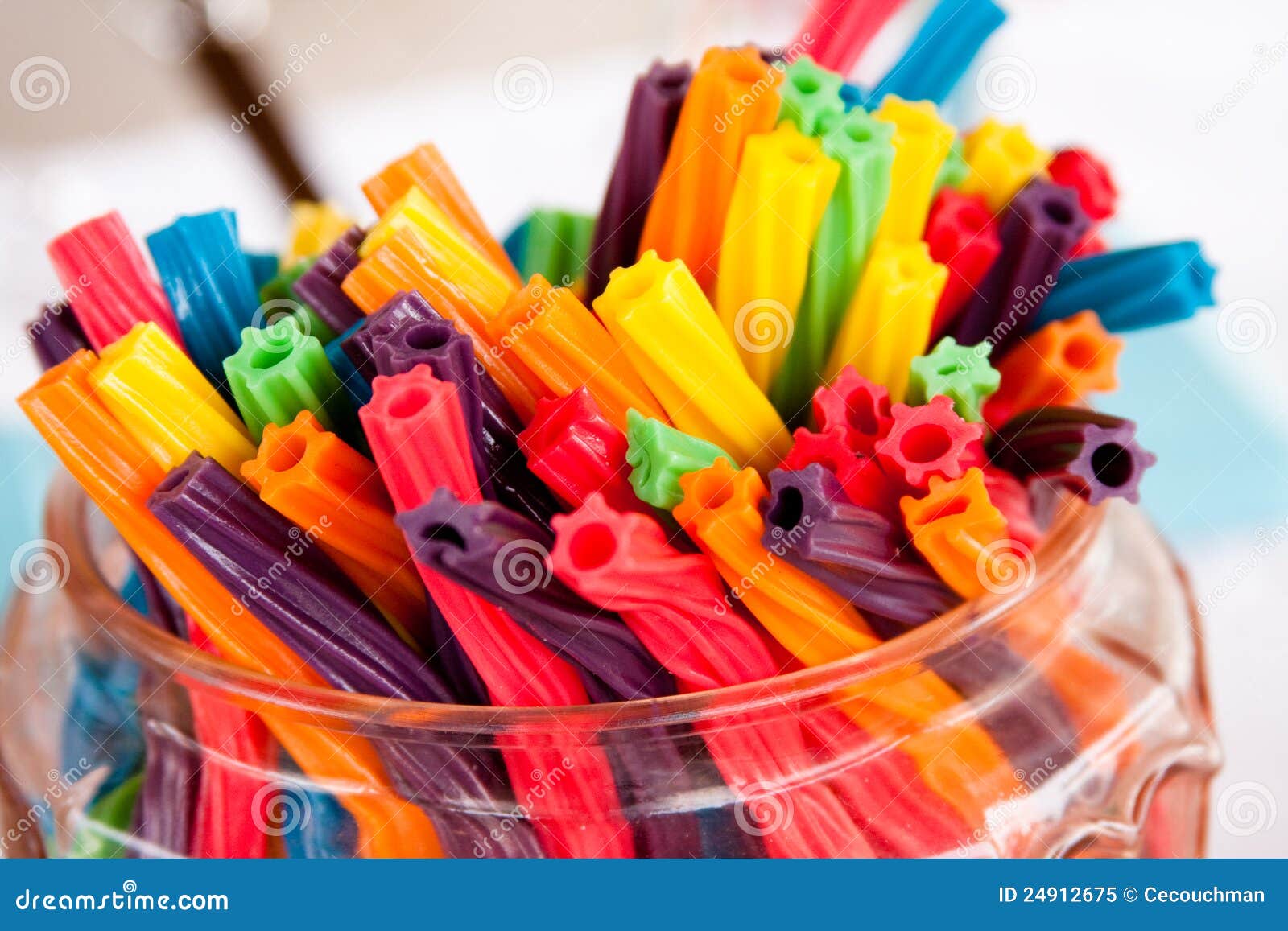 Candy Sticks in Jar stock image. Image of sweet, purple - 24912675