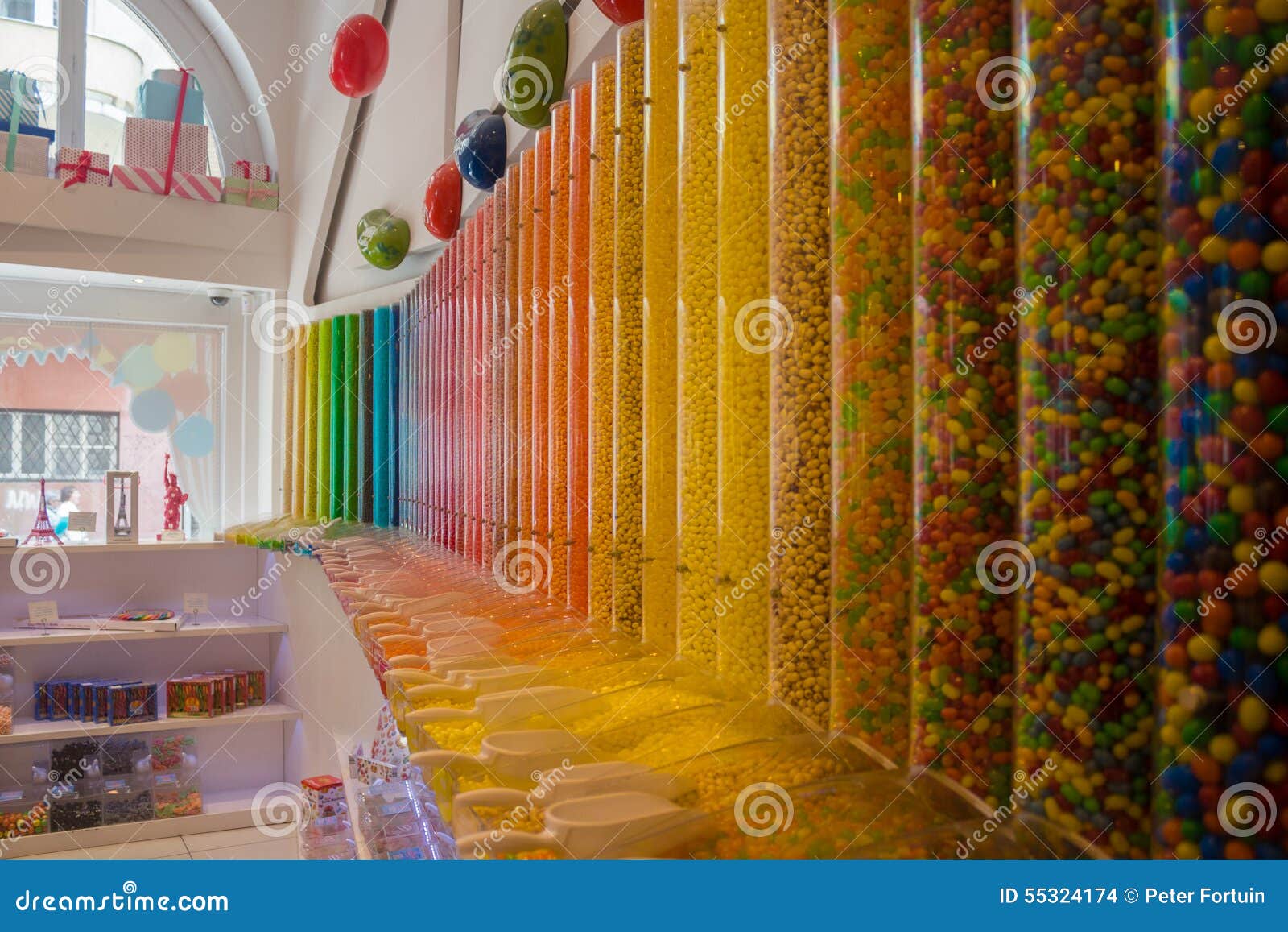 Candy store colors stock photo. Image of yellow, colours - 55324174