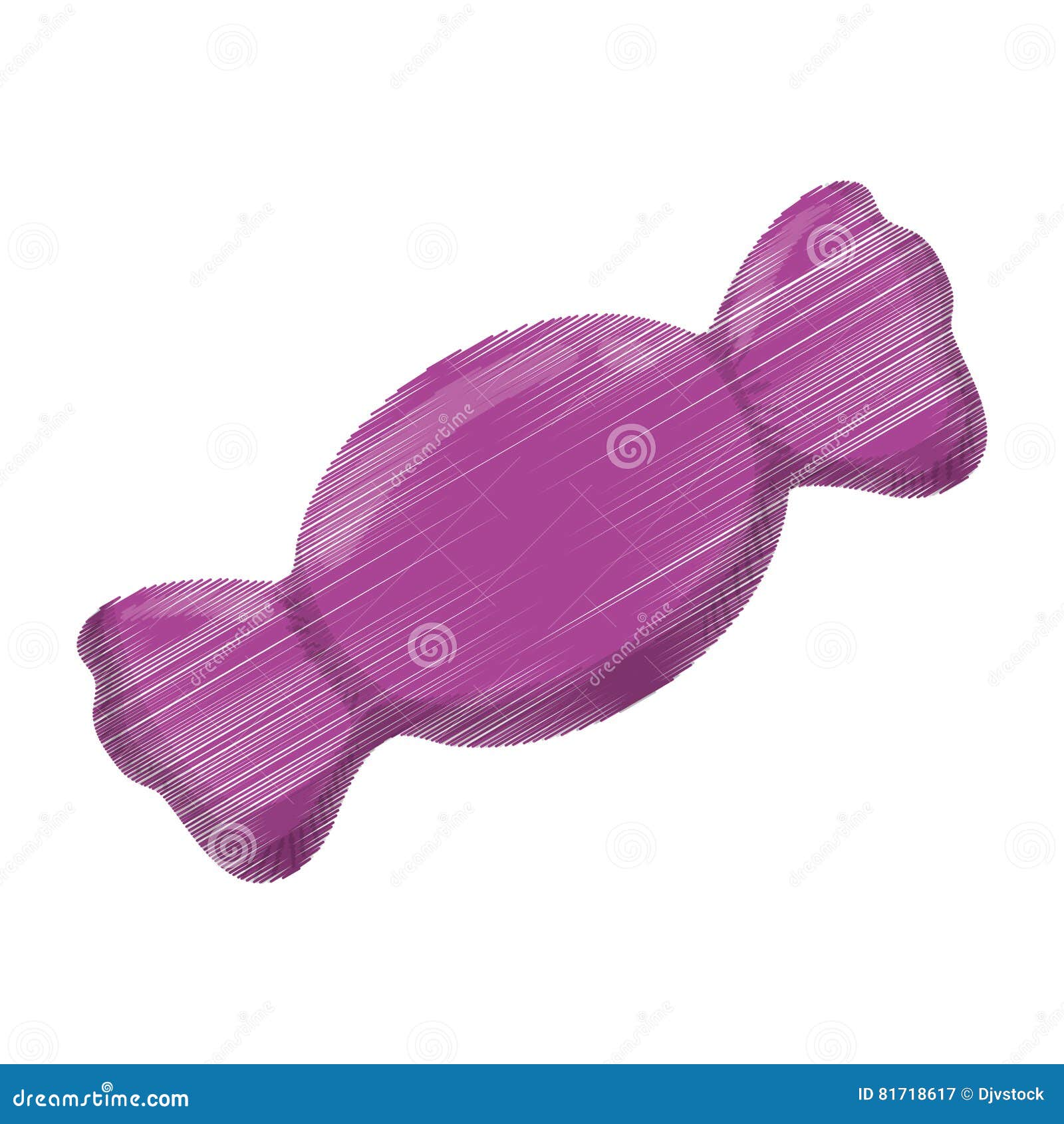 Candy sweet cartoon stock vector. Illustration of biscuit - 81718617