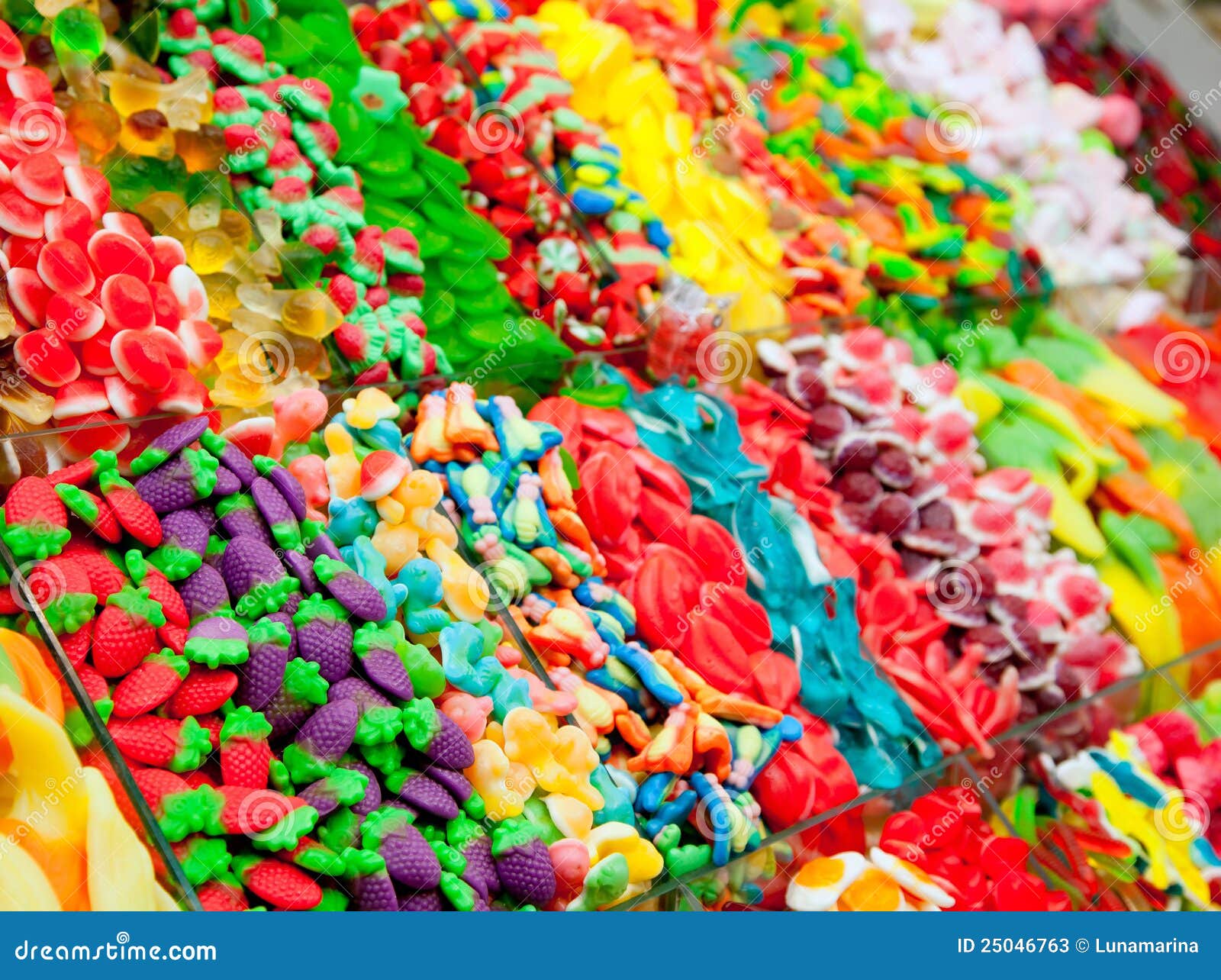 Candy A Lot Of Sweets. Colorful Texture Using A Background. Background ...