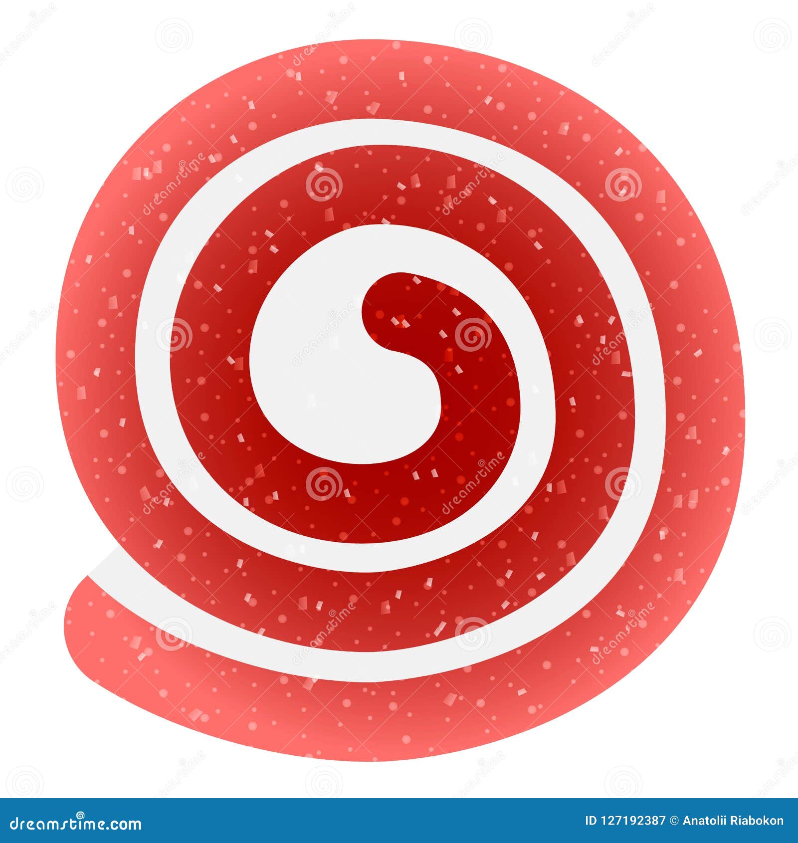 Candy Swirl Icon, Realistic Style Stock Illustration - Illustration of ...