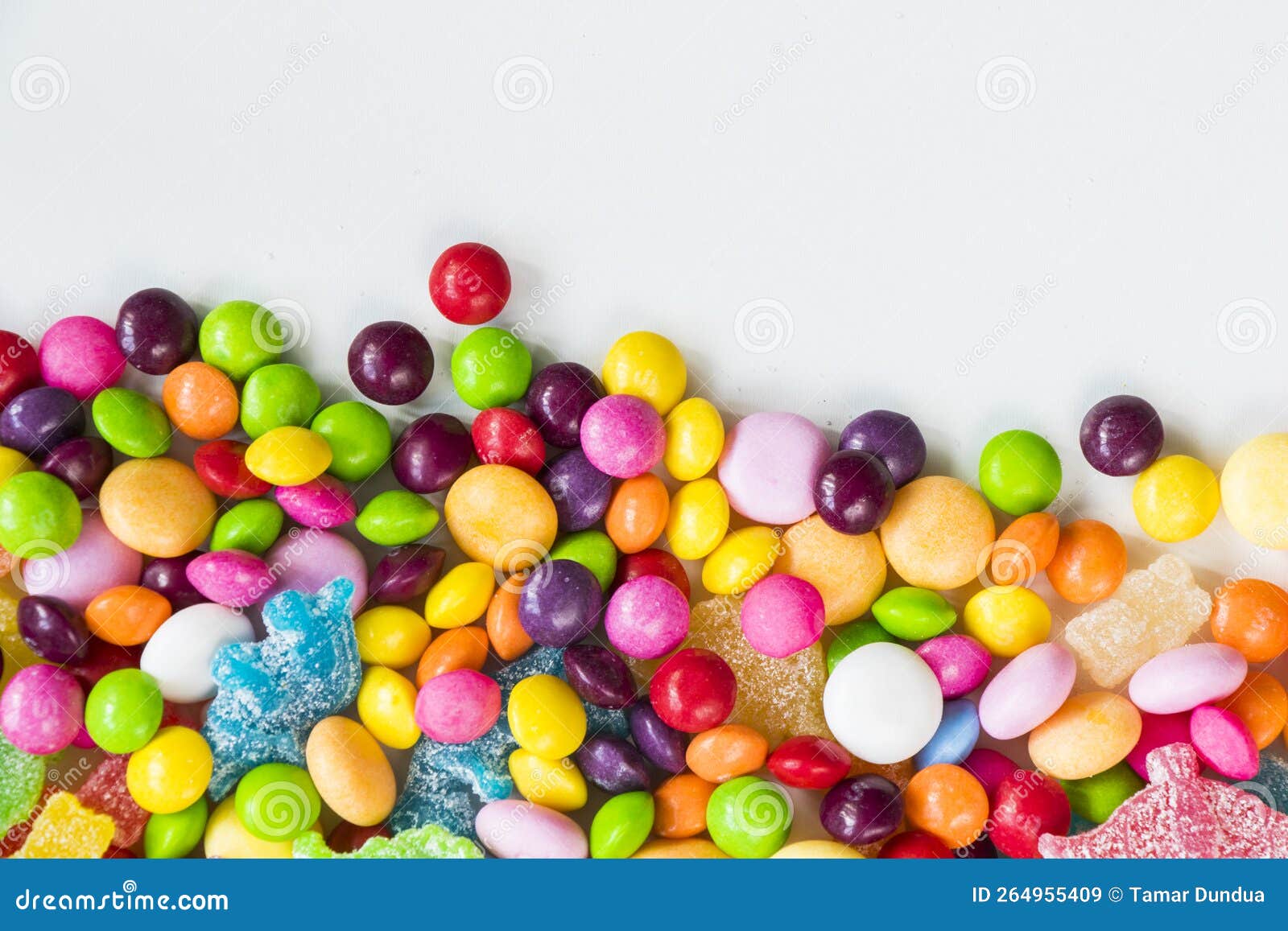 Candy on the Table, Colorful Candy Background Stock Image - Image of ...