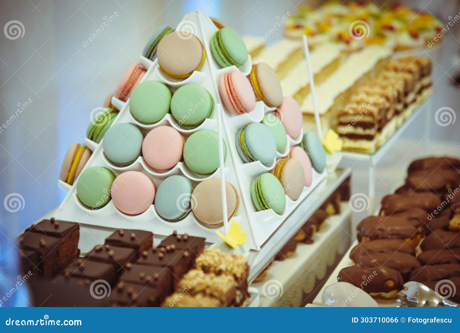 Candy Table With Sweets Stock Photo | CartoonDealer.com #303710064