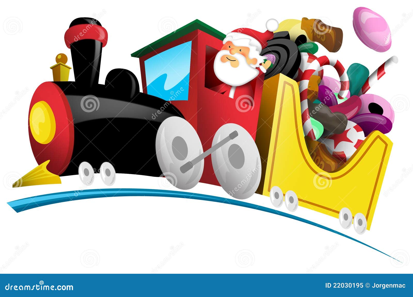 Candy train stock illustration. Illustration of decoration - 22030195