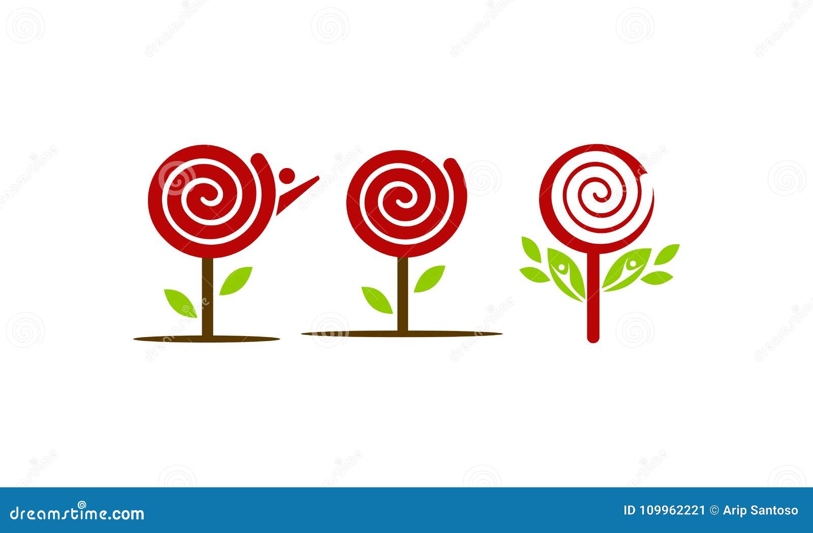 Candy Tree Logo Vector Illustration | CartoonDealer.com #88805584