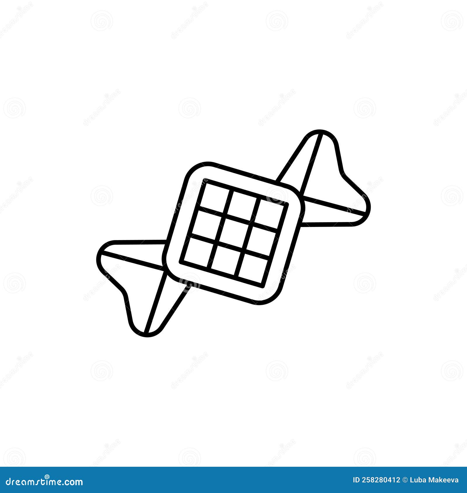 Sweet Box Logo. Cake Box Emblem. Bespoke Bakes And Delivery. Vector ...