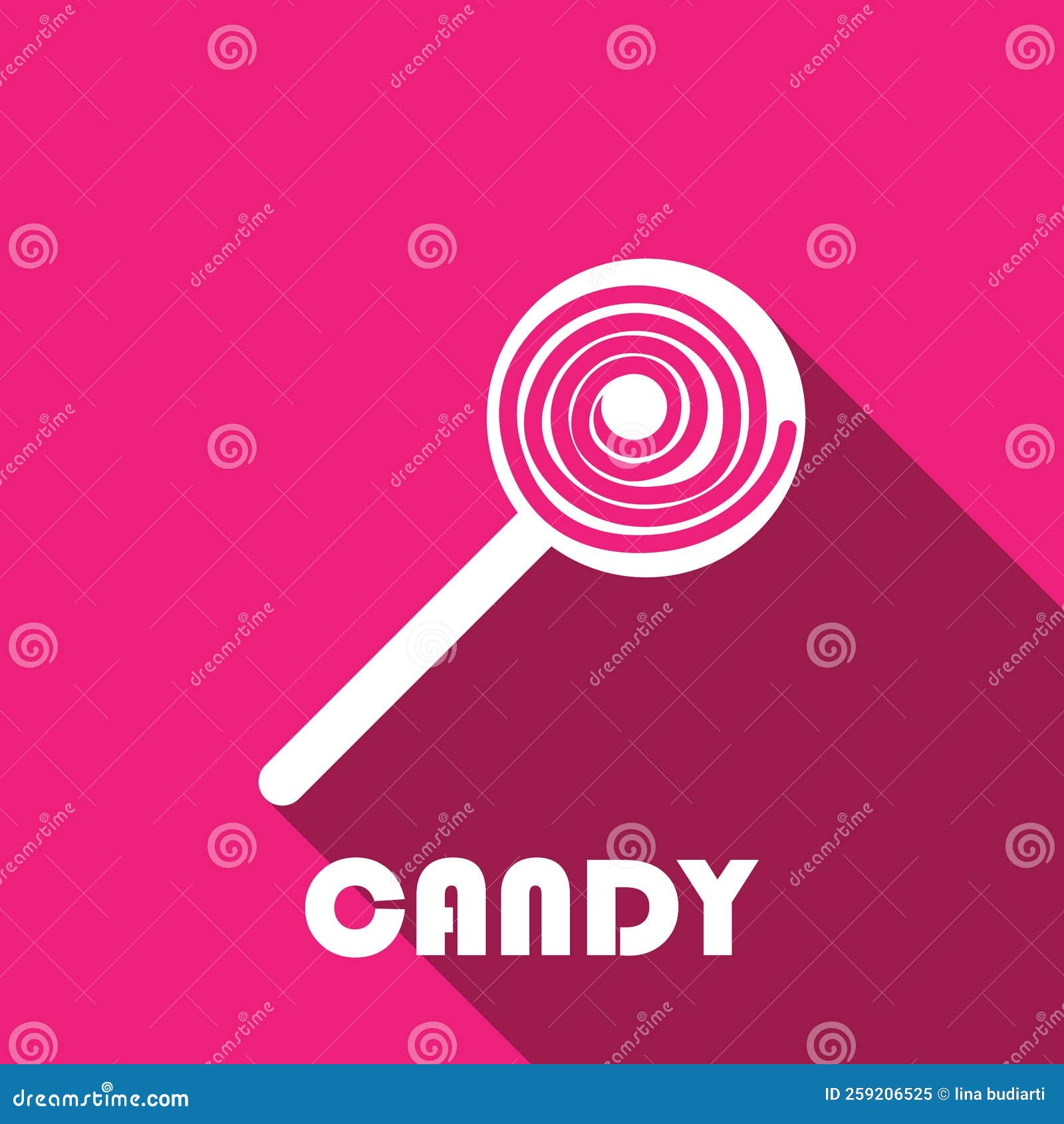 Candy vector icon stock vector. Illustration of universe - 259206525