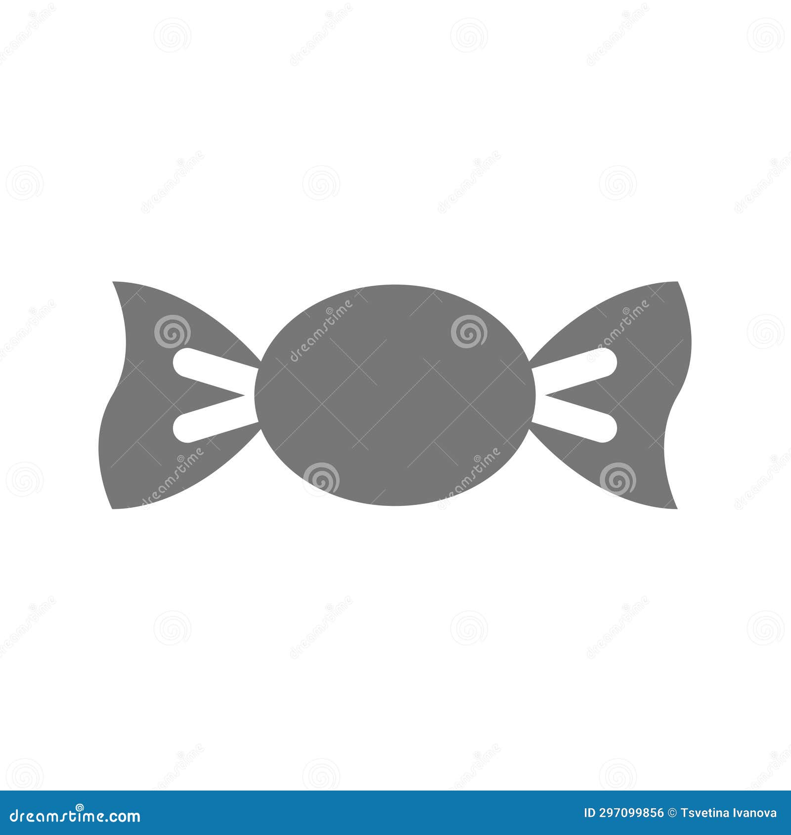 Candy vector icon stock illustration. Illustration of black - 297099856