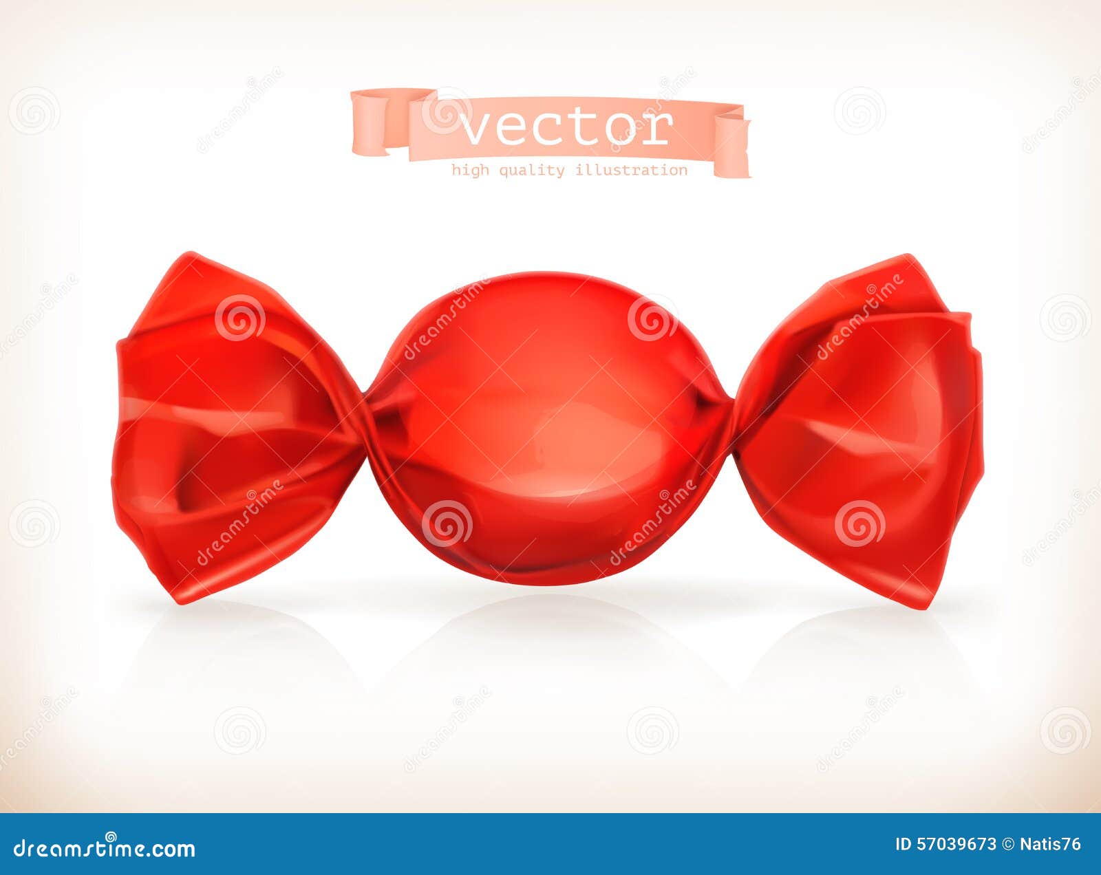 Candy, vector illustration stock vector. Illustration of delicious ...