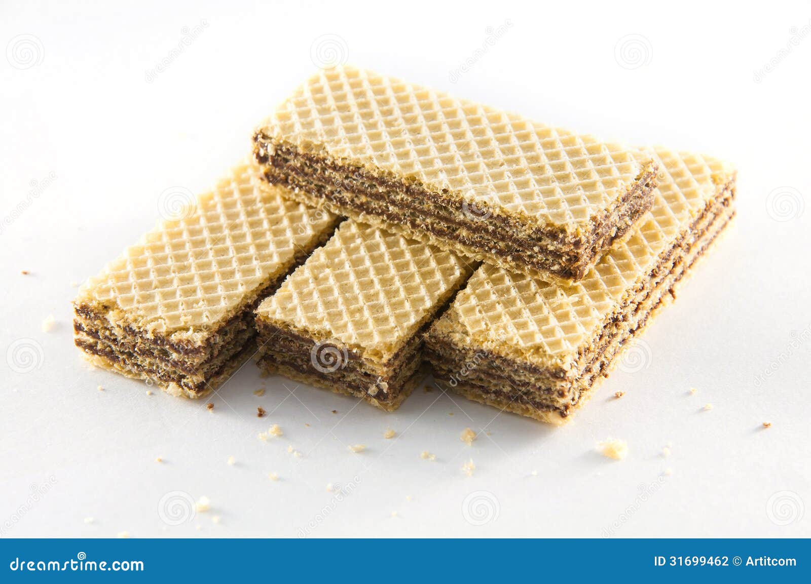 Candy wafers. stock photo. Image of rough, piece, striped - 31699462