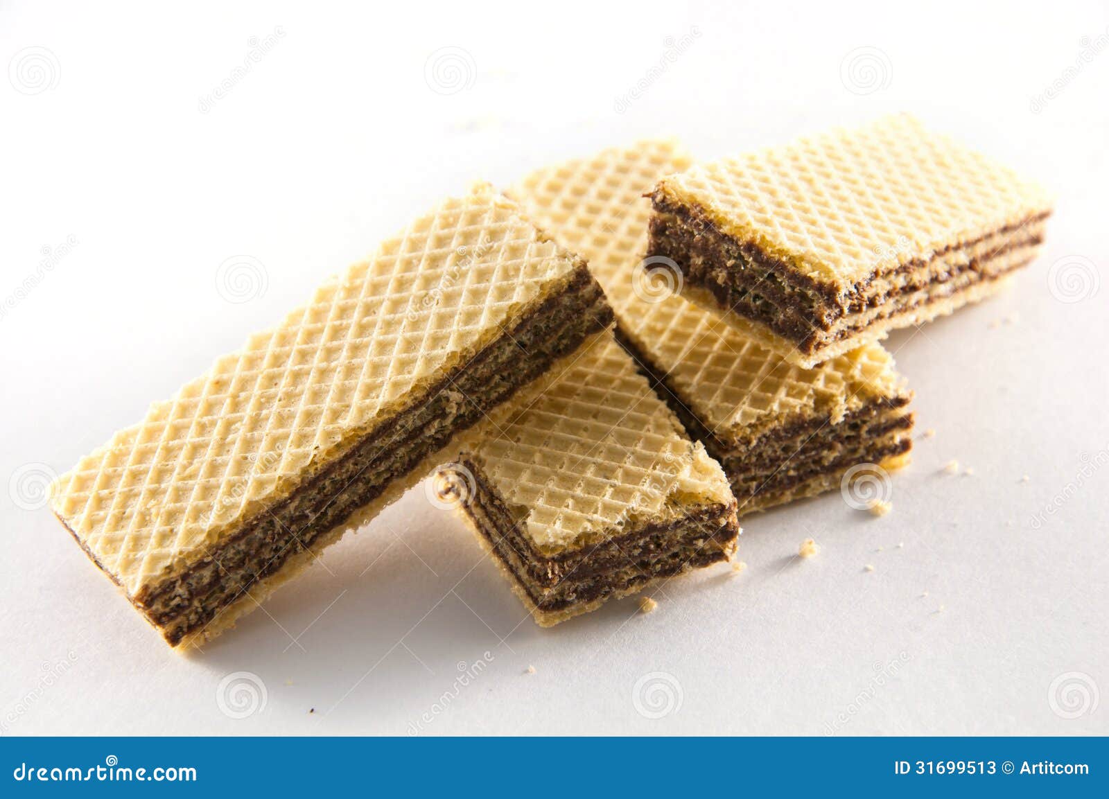 Candy wafers. stock image. Image of addiction, desert - 31699513