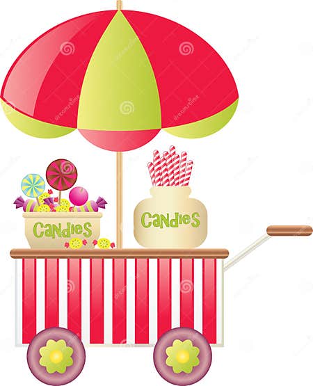 Candy wagon stock vector. Illustration of adorable, nice - 21898559