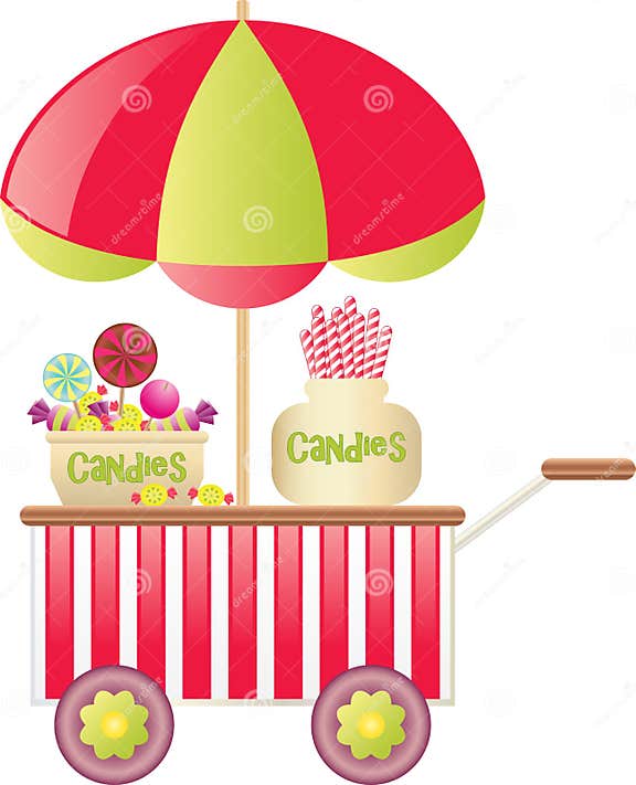 Candy wagon stock vector. Illustration of adorable, nice - 21898559