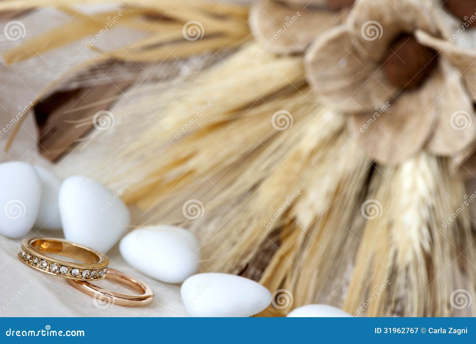 Candy and wedding rings stock image. Image of beautiful - 31962767