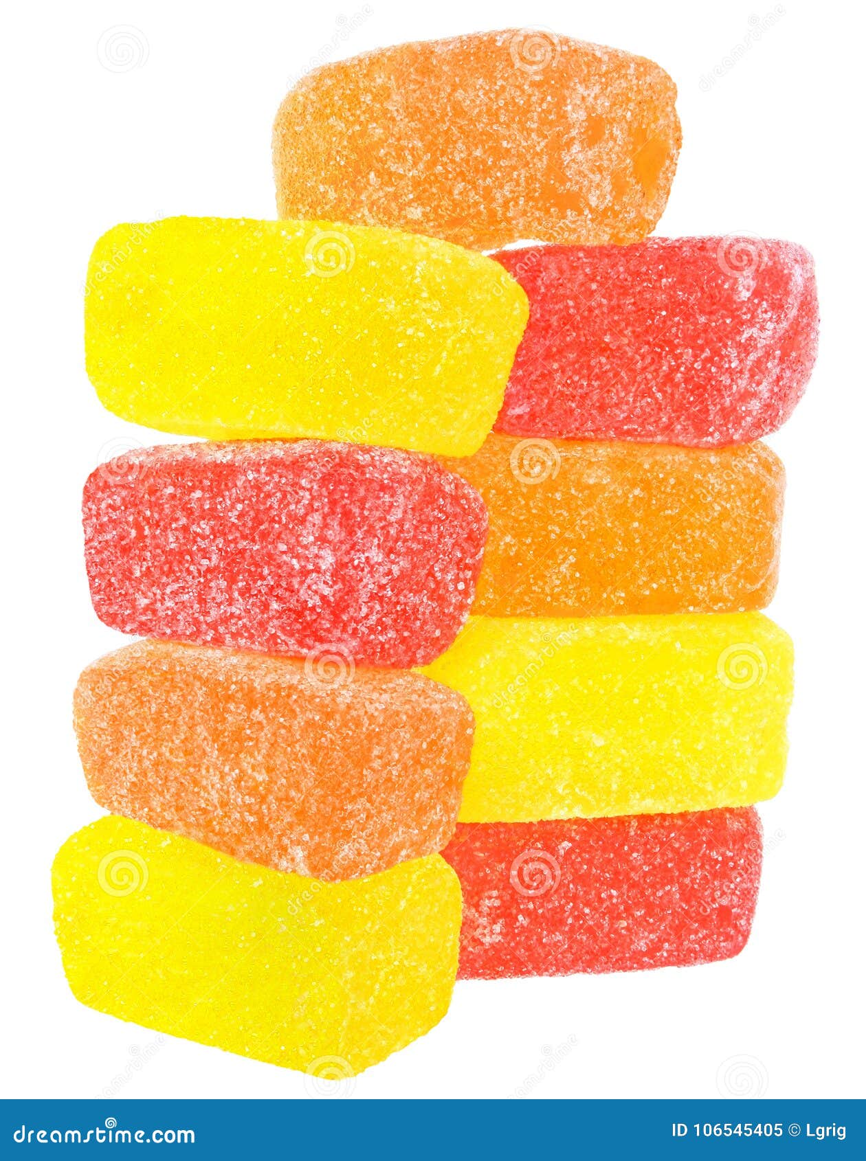 Candy tower isolated stock image. Image of isolated - 106545405