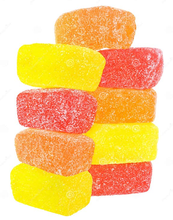 Candy tower isolated stock image. Image of isolated - 106545405