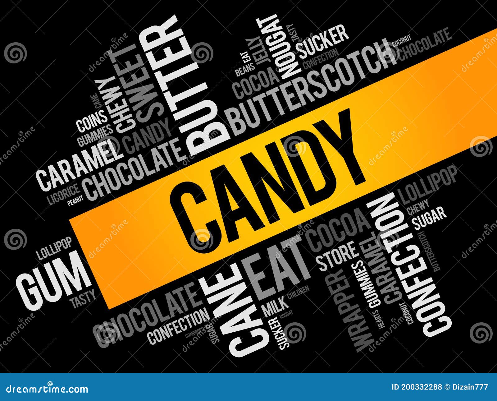 Candy Word Scramble . Educational Game For Kids. English Language ...