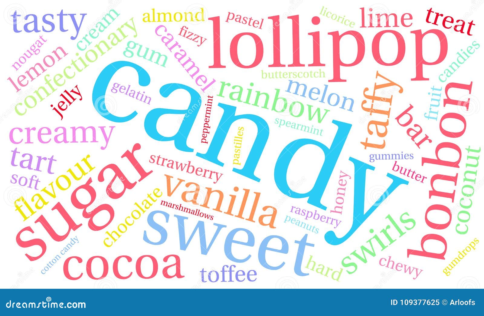 Candy Word Scramble . Educational Game For Kids. English Language ...