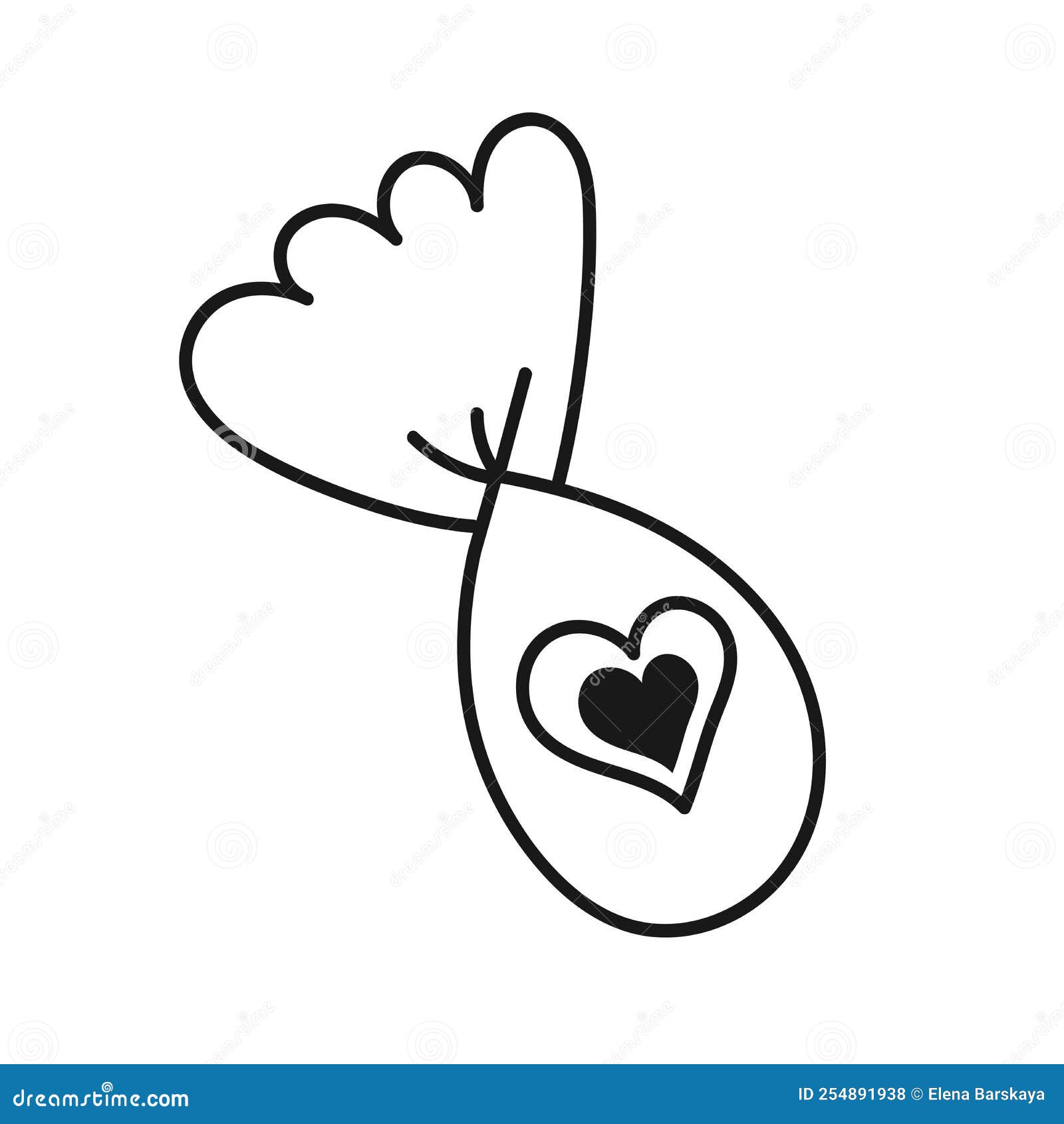 Candy Wrapped with Doodle-style on White Background Stock Vector ...