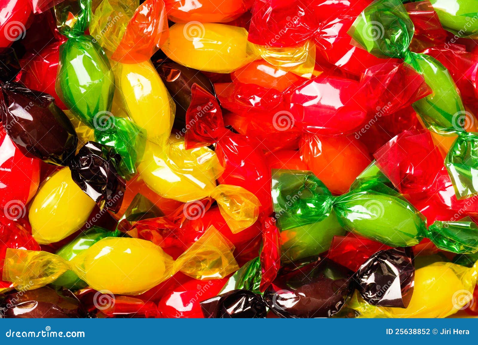 Candy wrapped in foil stock photo. Image of gourmet, sweets - 25638852
