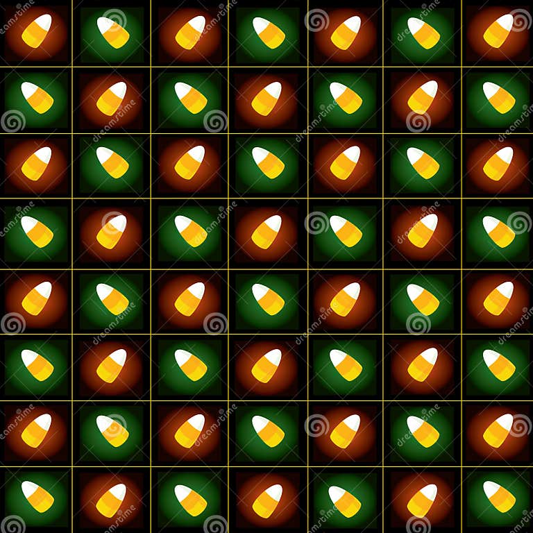 Candycorn Pattern Three stock illustration. Illustration of decorative ...