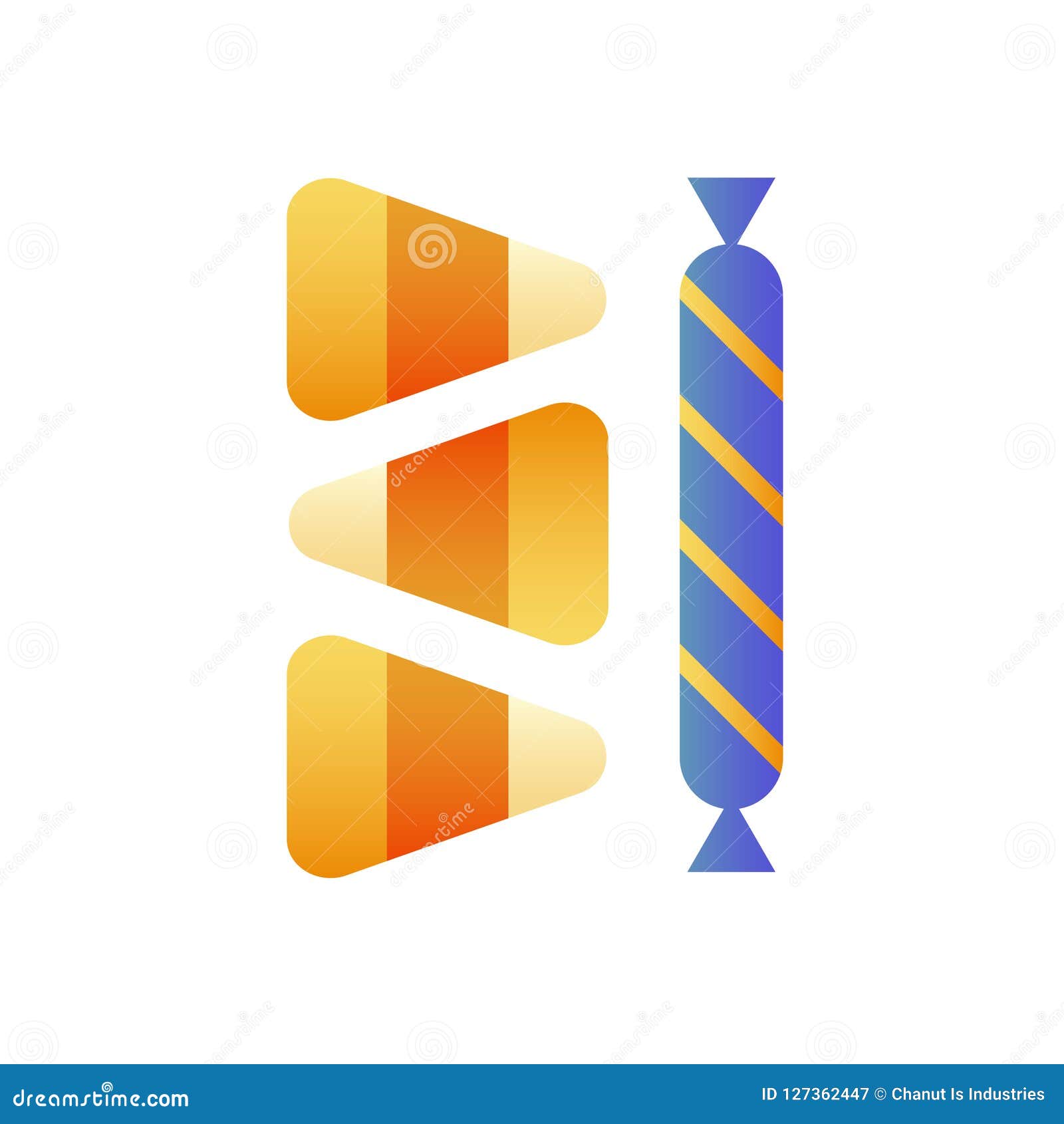 Candy Gradient Illustration Stock Vector - Illustration of childhood ...