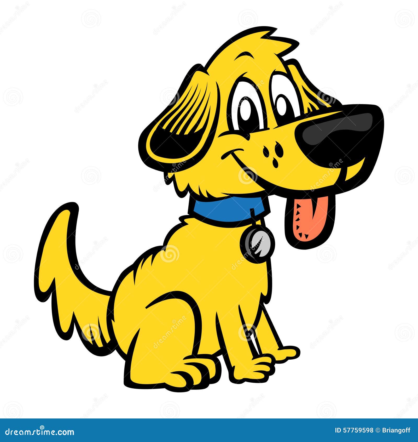 Cane illustrazione vettoriale. Illustrazione di adorabile - 57759598