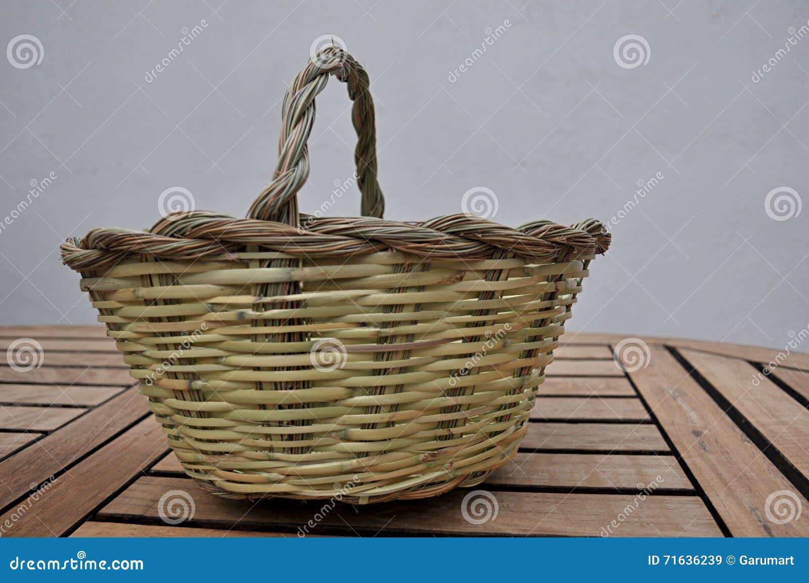 Cane basket hanmade stock image. Image of wicker, pattern - 71636239