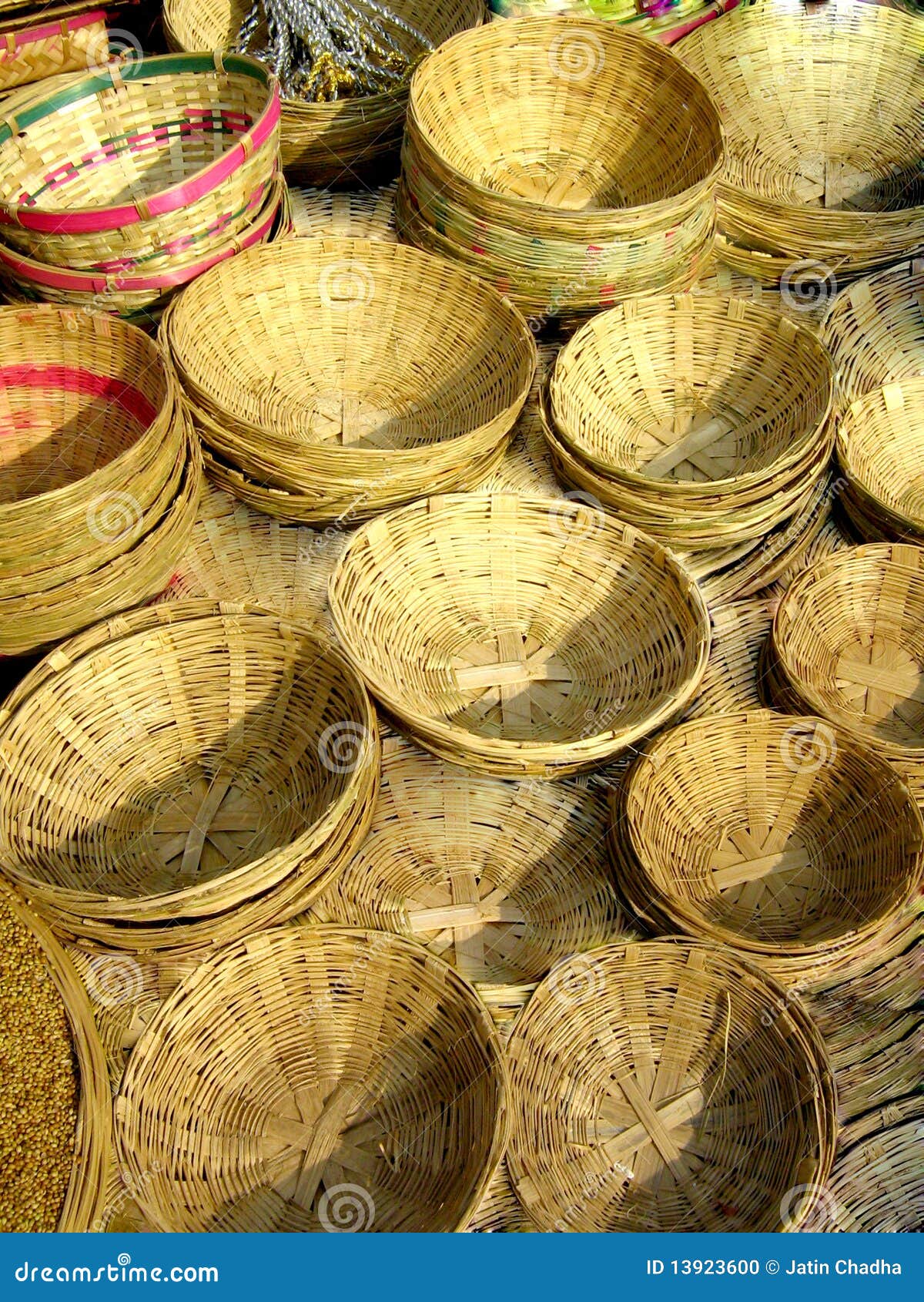 Cane Baskets stock photo. Image of hold, cane, storage - 13923600