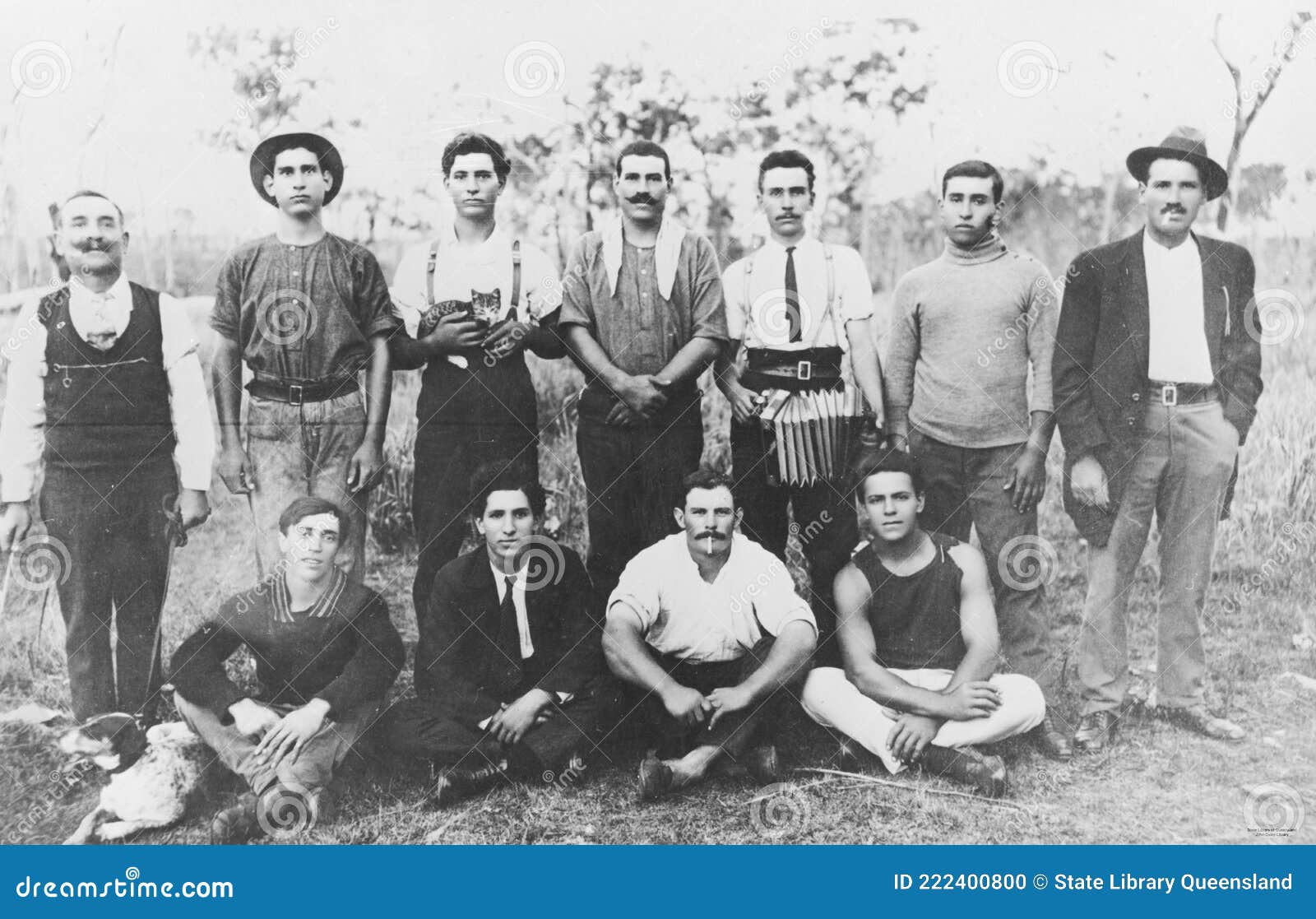 Cane Gang At Childers, Ca. 1918 Picture. Image: 222400800