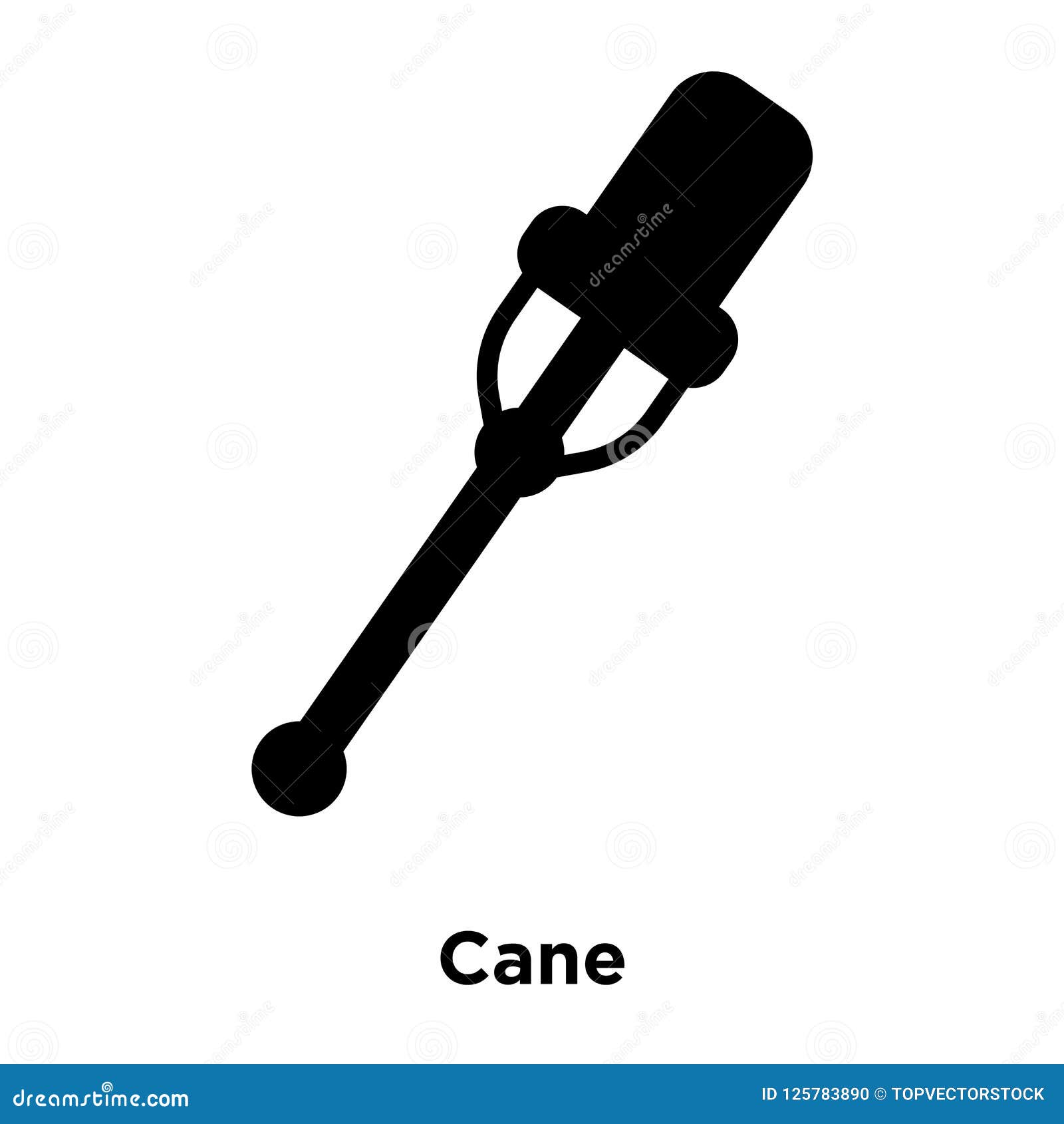 Cane Icon Vector Isolated on White Background, Logo Concept of C Stock ...