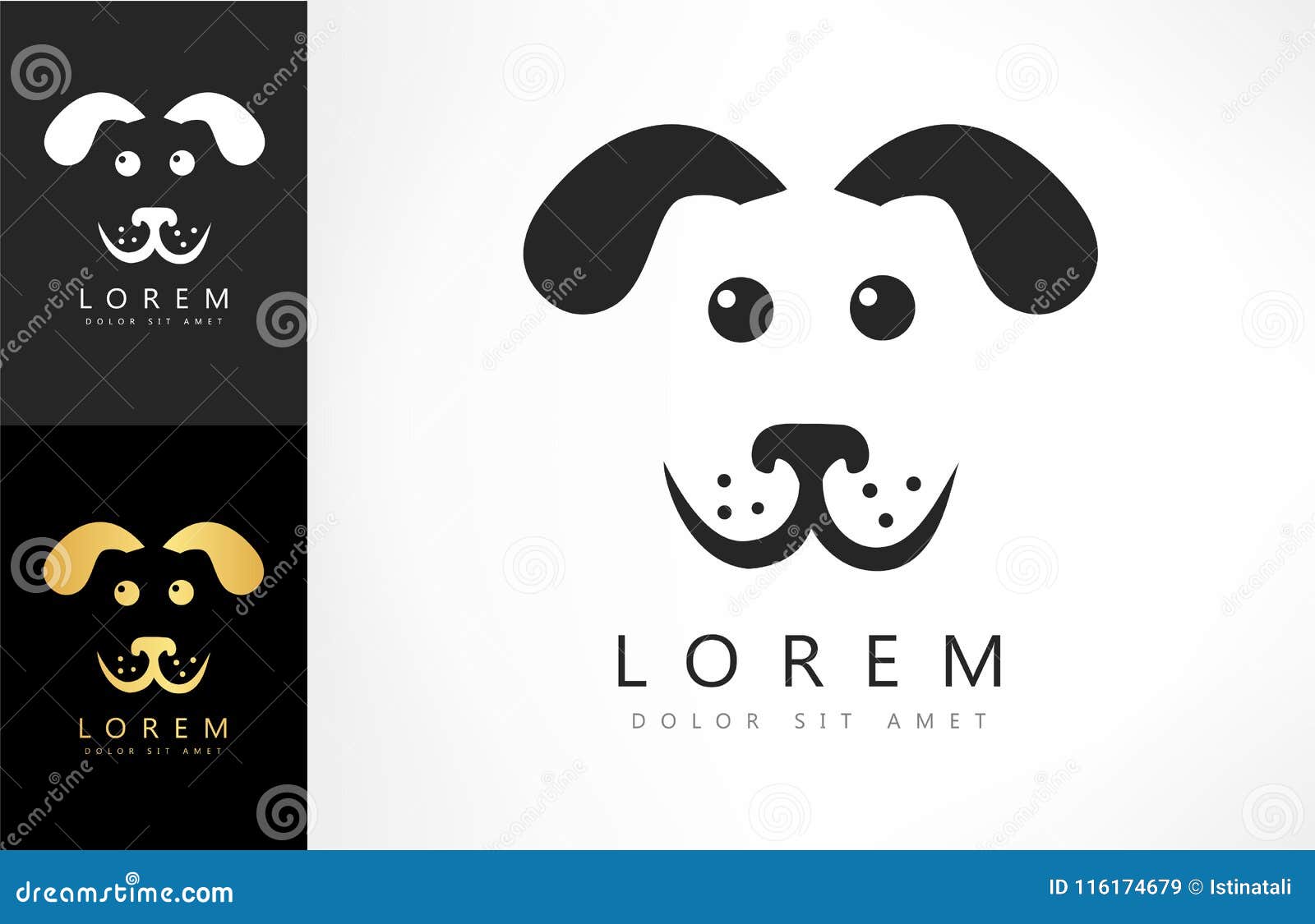 Cane Logo Vector illustrazione vettoriale. Illustrazione di cane ...