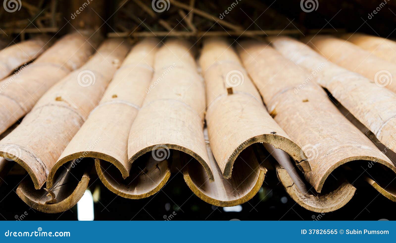 Cane Roof Traditional African Ceiling System Stock Photography ...