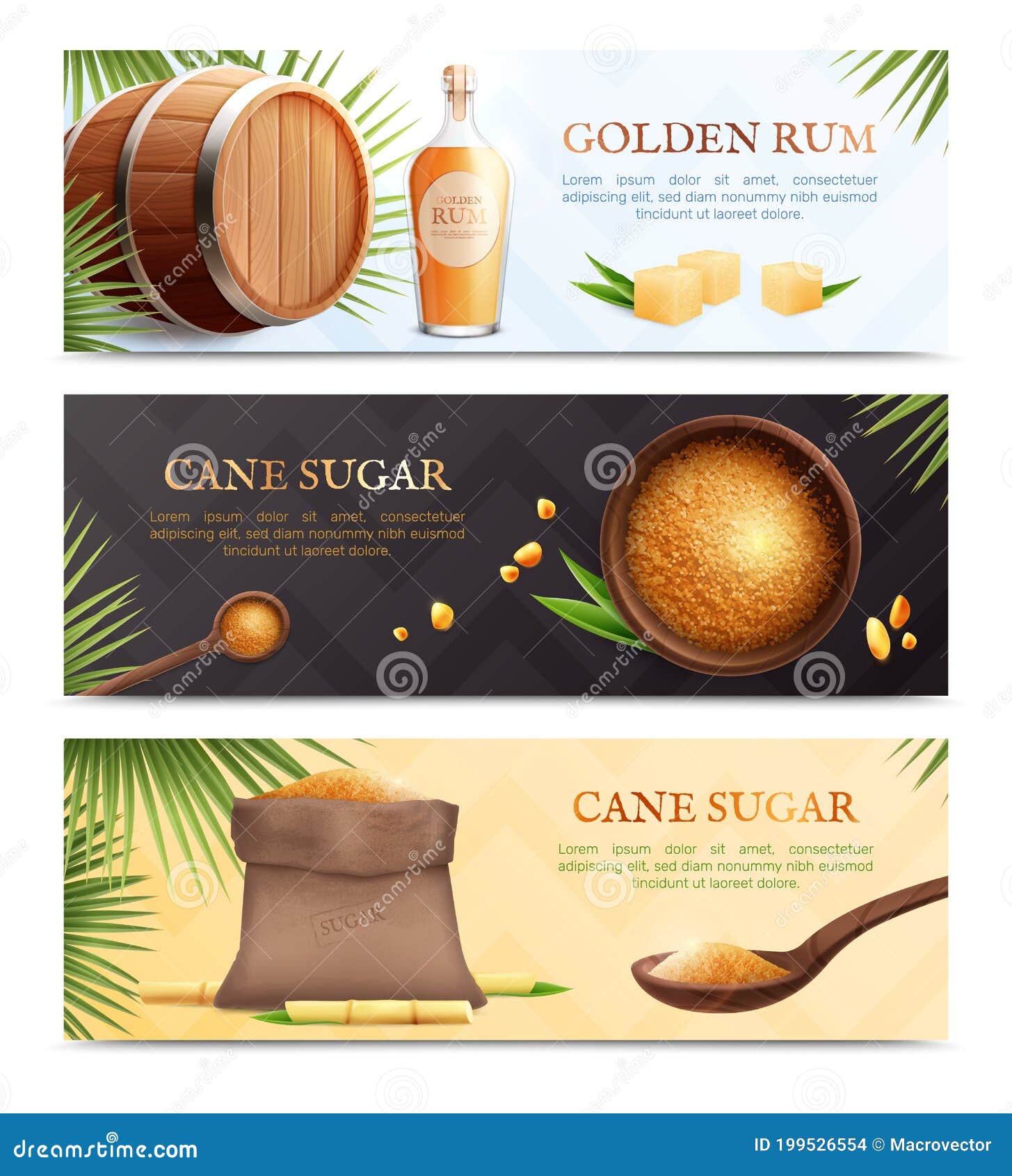 Sugar Realistic Illustration Cartoon Vector | CartoonDealer.com #204715949