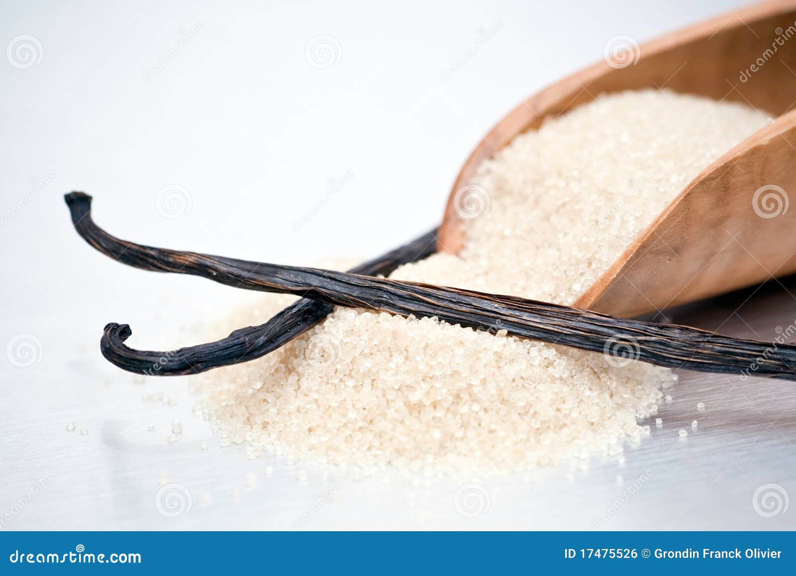 Cane Sugar and Vanilla Beans Stock Photo - Image of ingredients ...