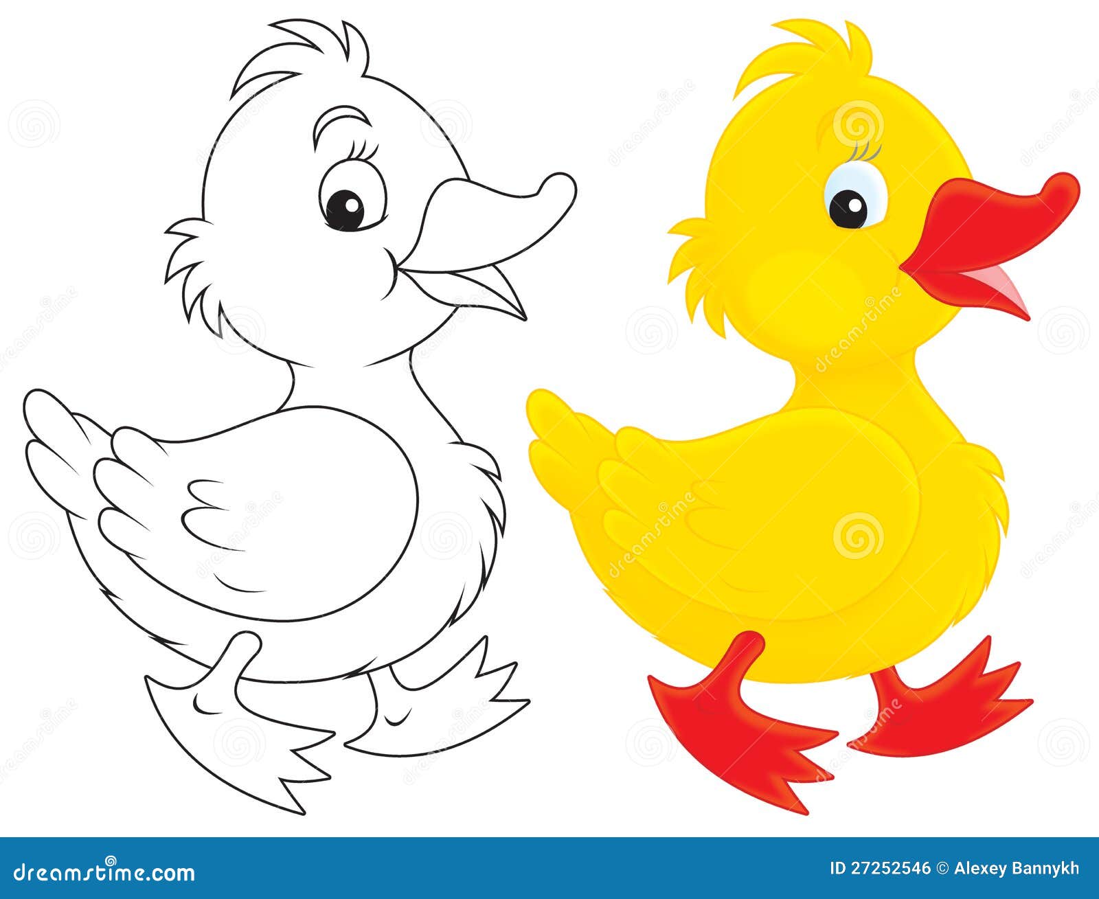 Caneton illustration stock. Illustration du volaille - 27252546