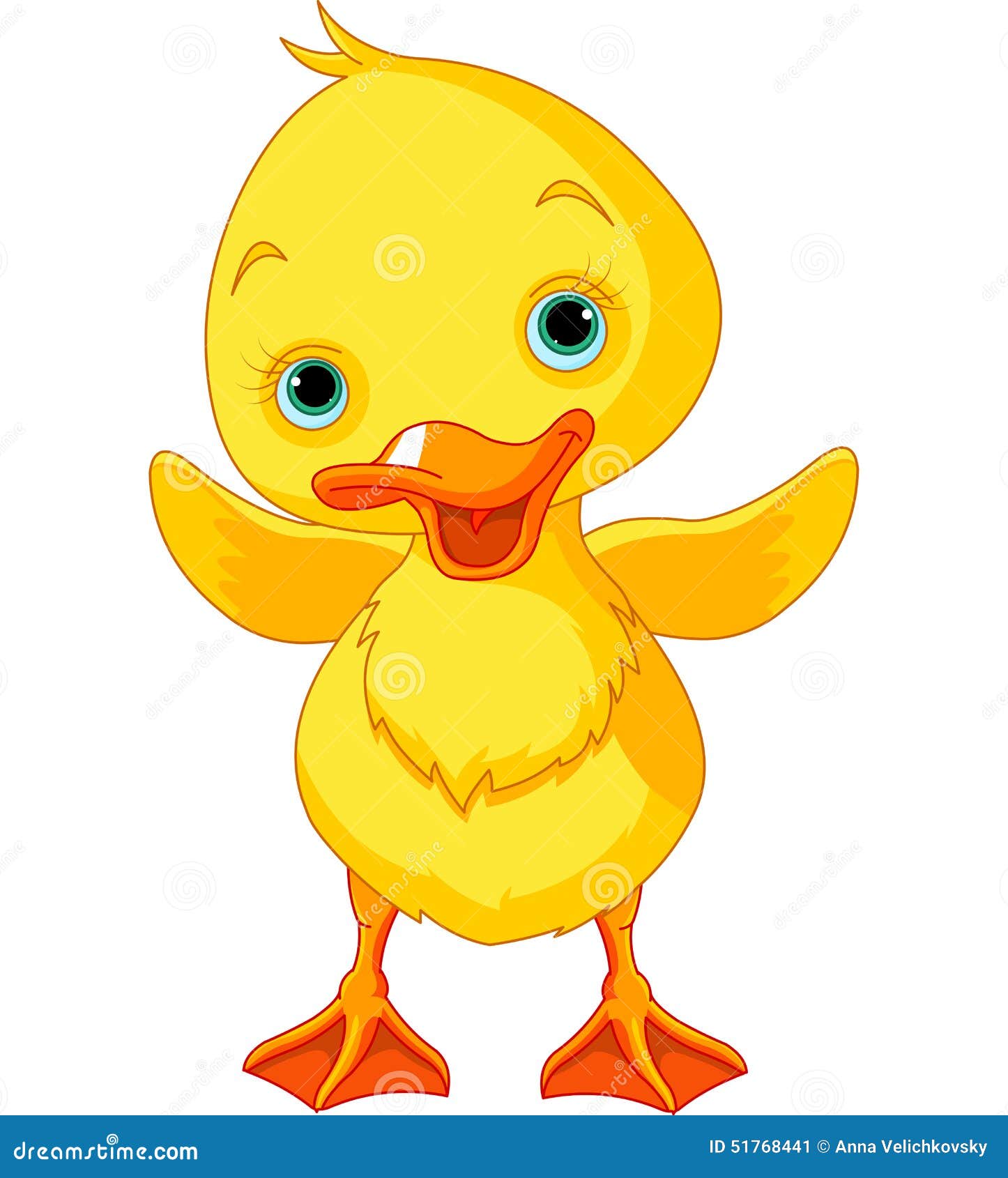 Caneton heureux illustration de vecteur. Illustration du illustration ...