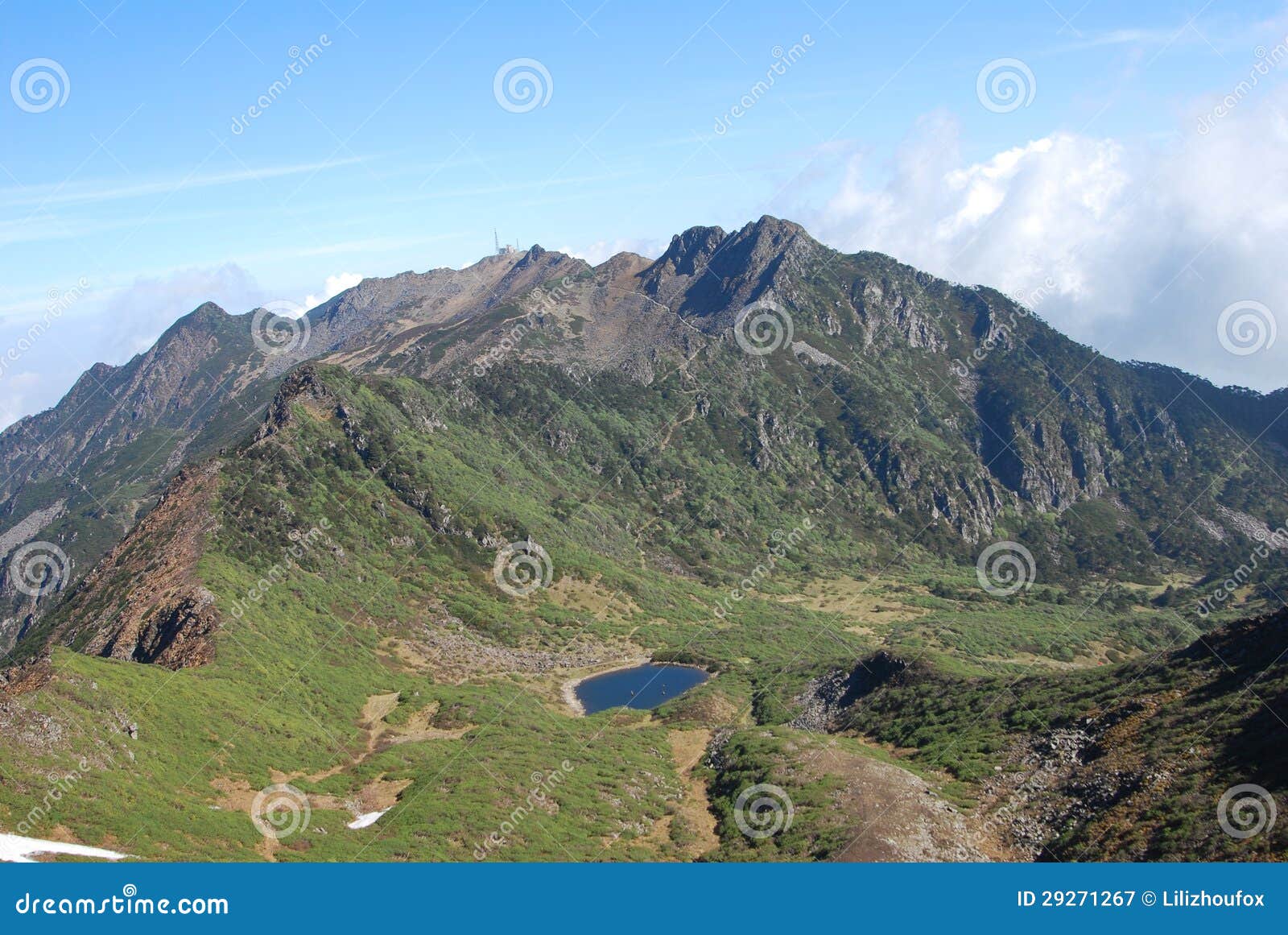 Cang Mountain in Southwest China Stock Image - Image of lake, yunnan ...