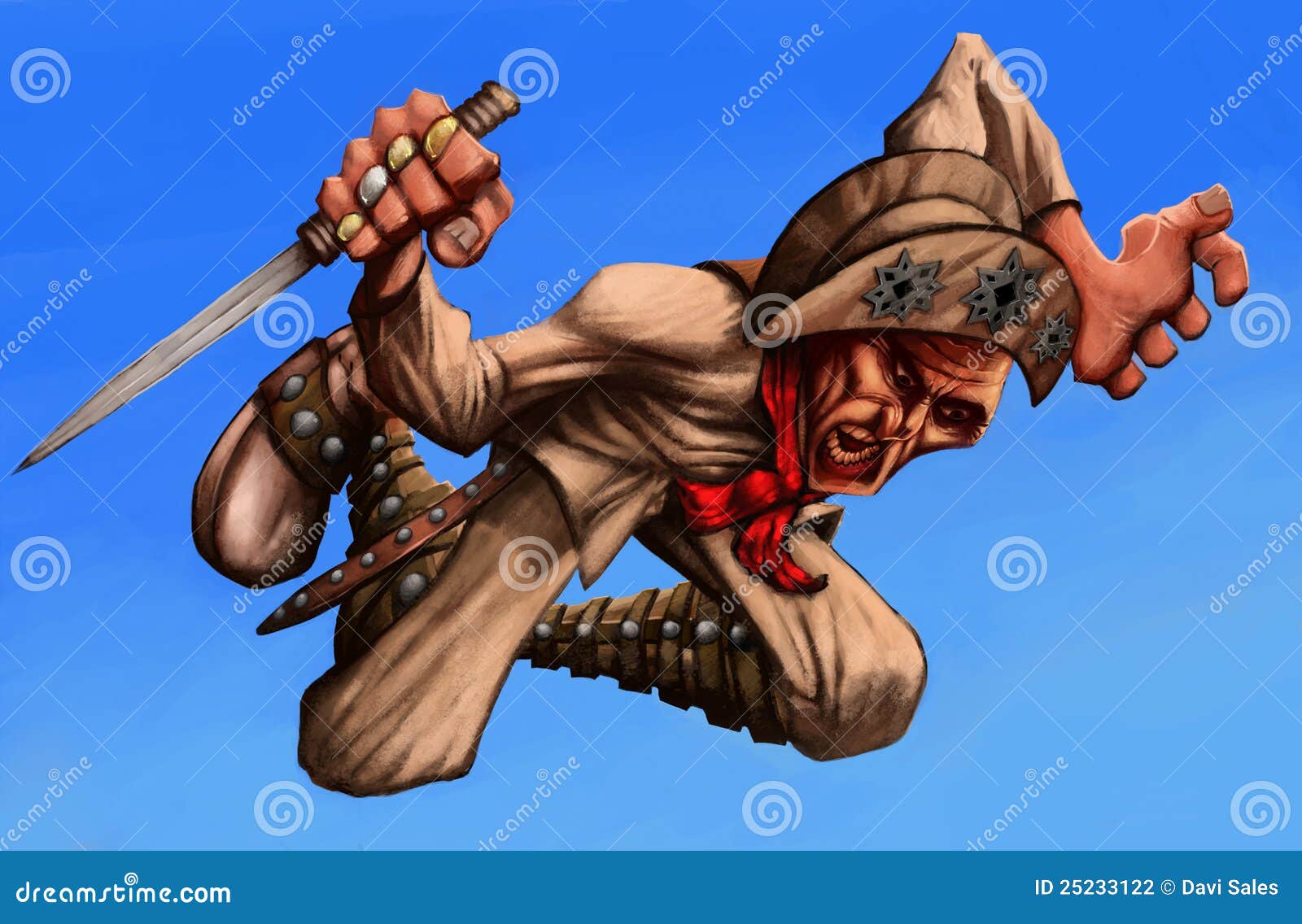 The cangaceiro stock illustration. Illustration of fight - 25233122