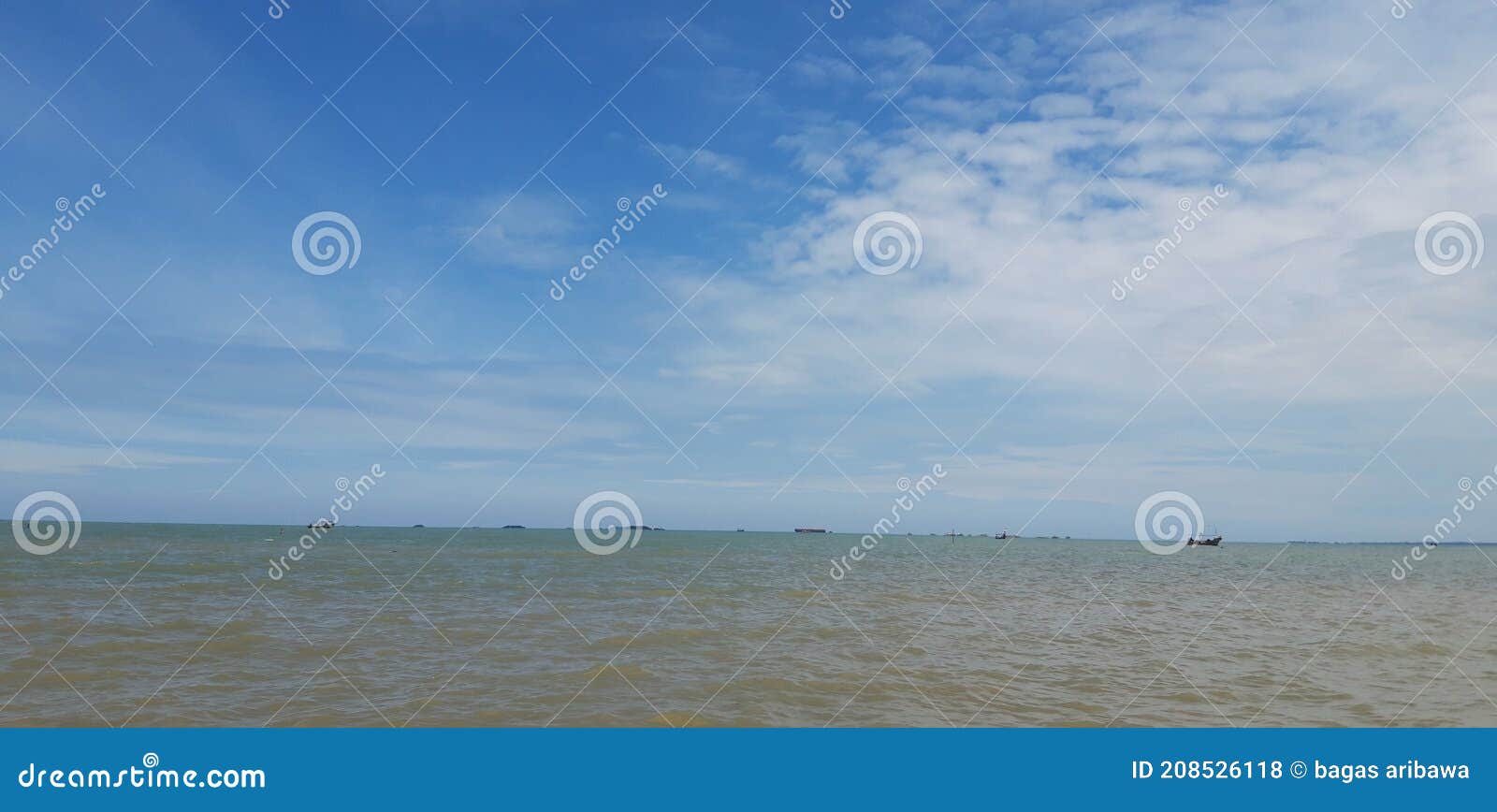 Cangkir Island in Banten West Java Stock Photo - Image of wave, water ...
