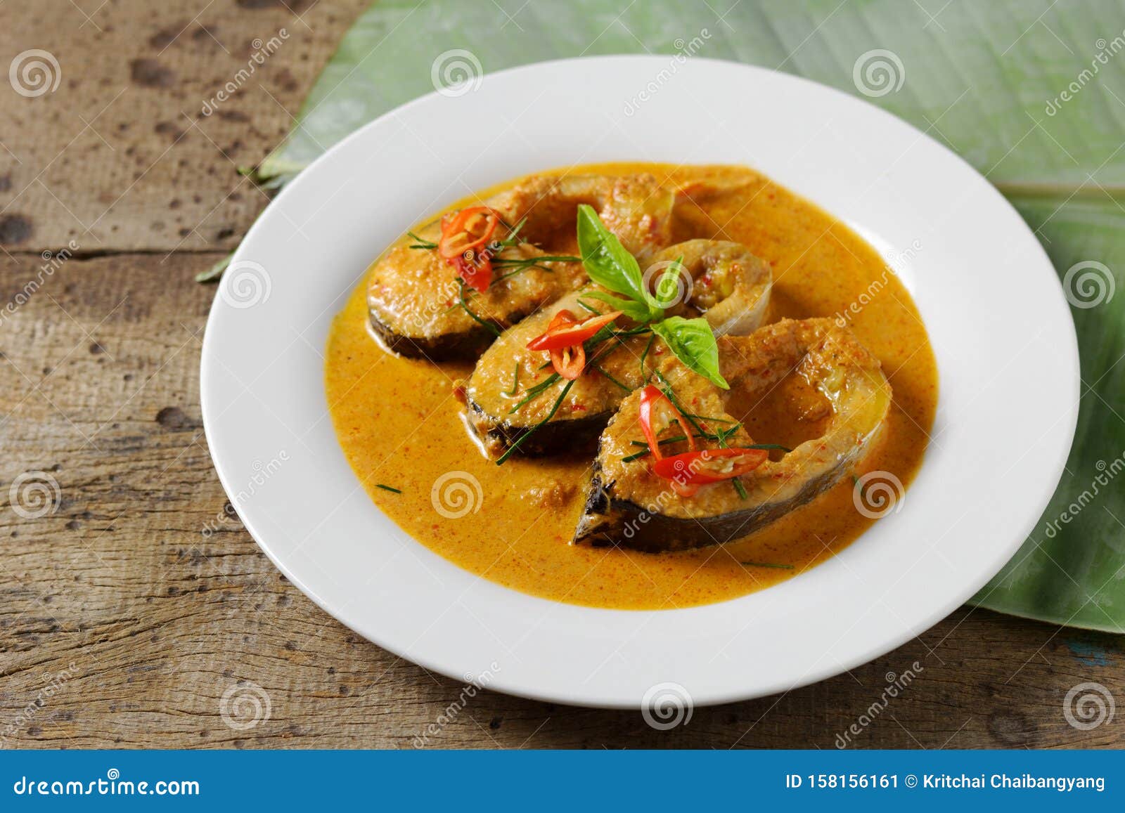 Cangrejo Cebo Seco Curry Rojo Chu Chee Pla Imagen de archivo - Imagen ...