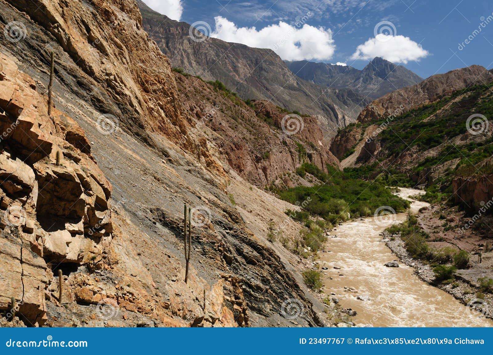 Canion Cotahuasi, Peru stock afbeelding. Image of canion - 23497767