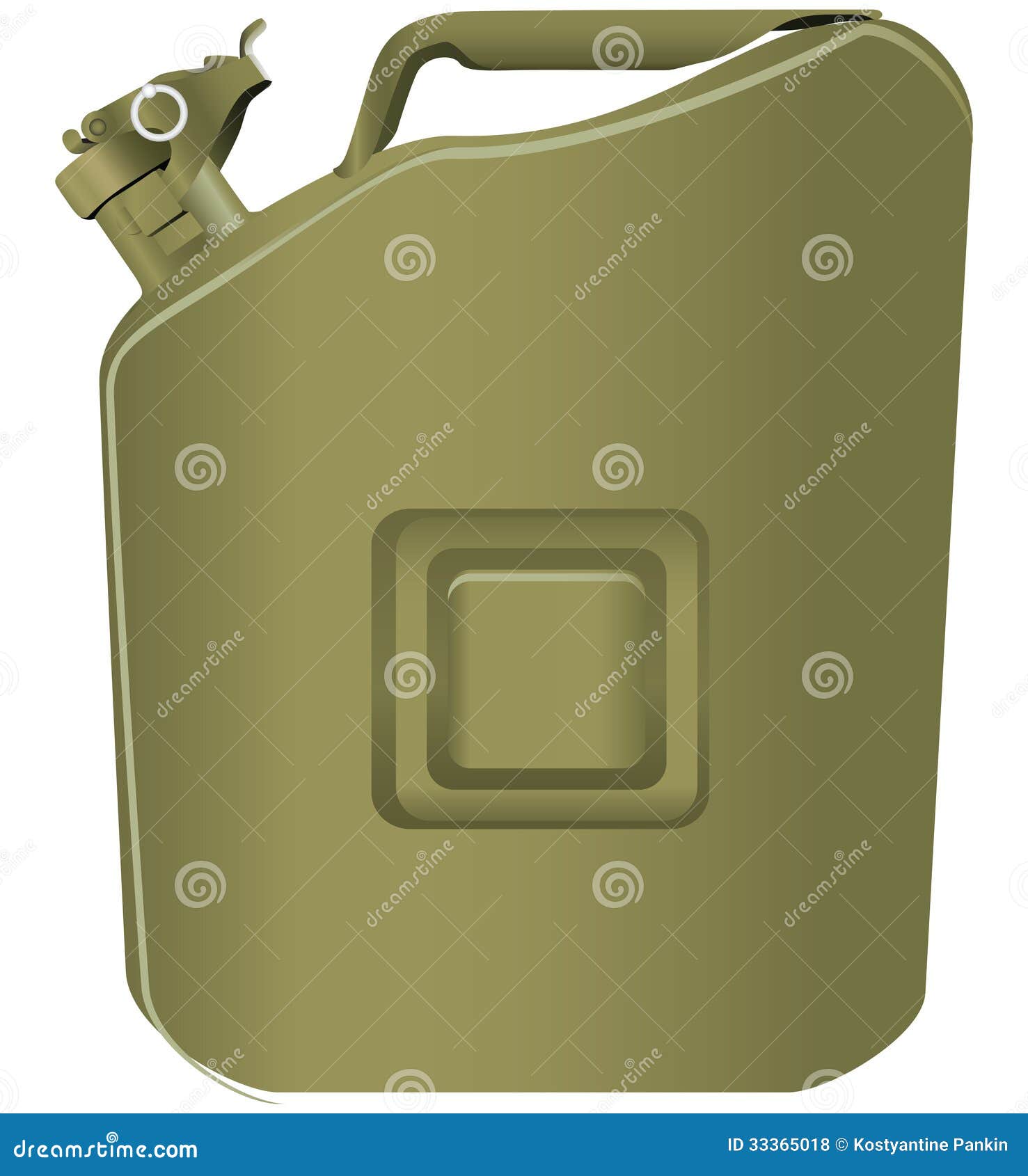 Canister of gasoline stock vector. Illustration of jerrican - 33365018